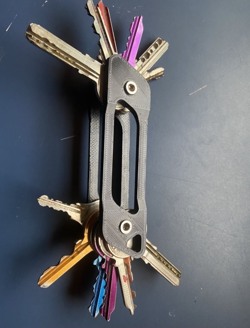 Swiss army knife keychain 3D model 3D printable | CGTrader