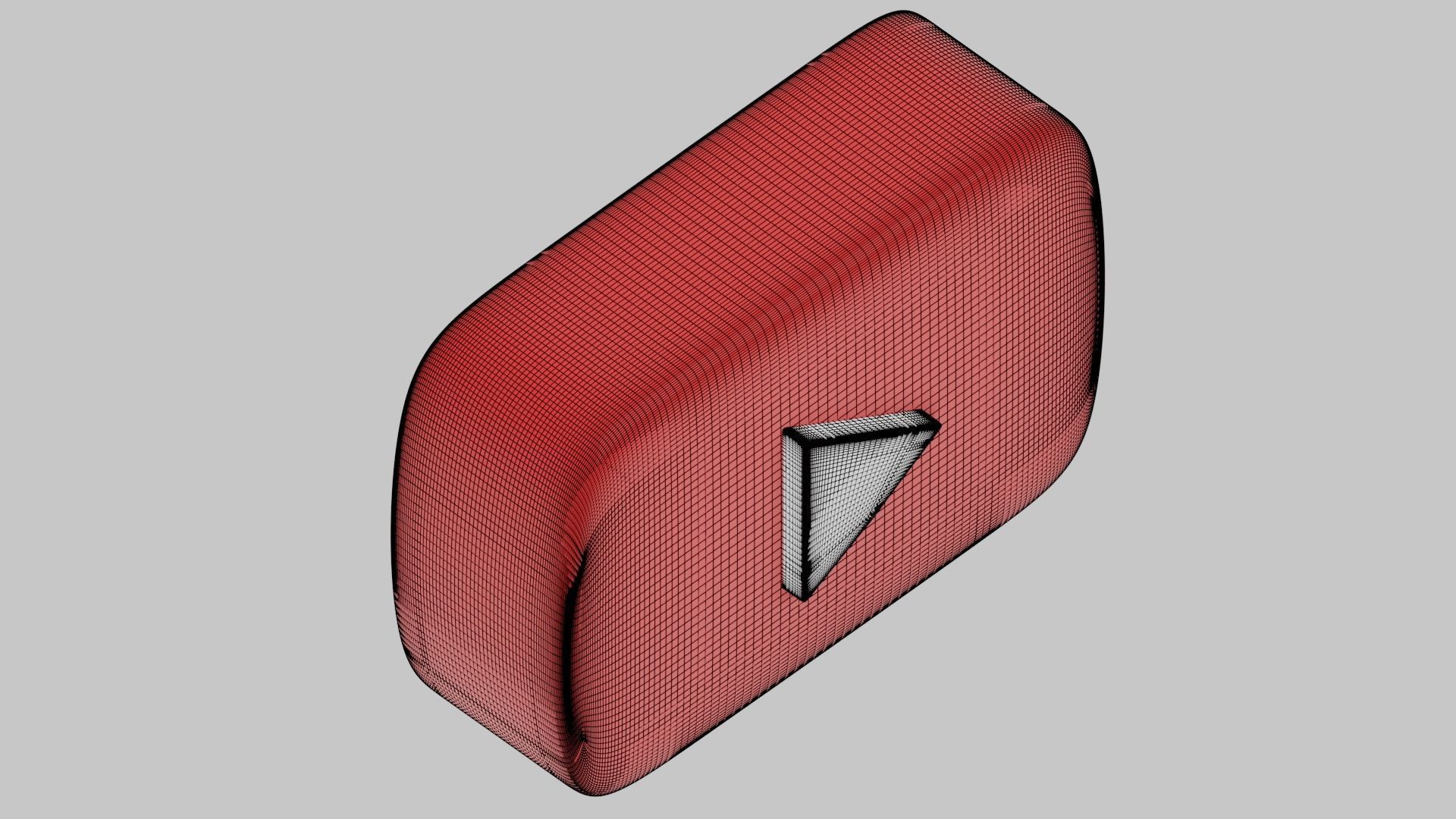 Youtube Logo free 3D model | CGTrader