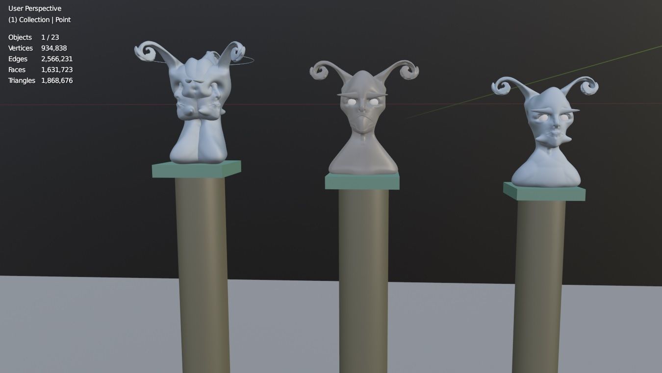 Cosmic Faun 3d Bust free 3D model | CGTrader