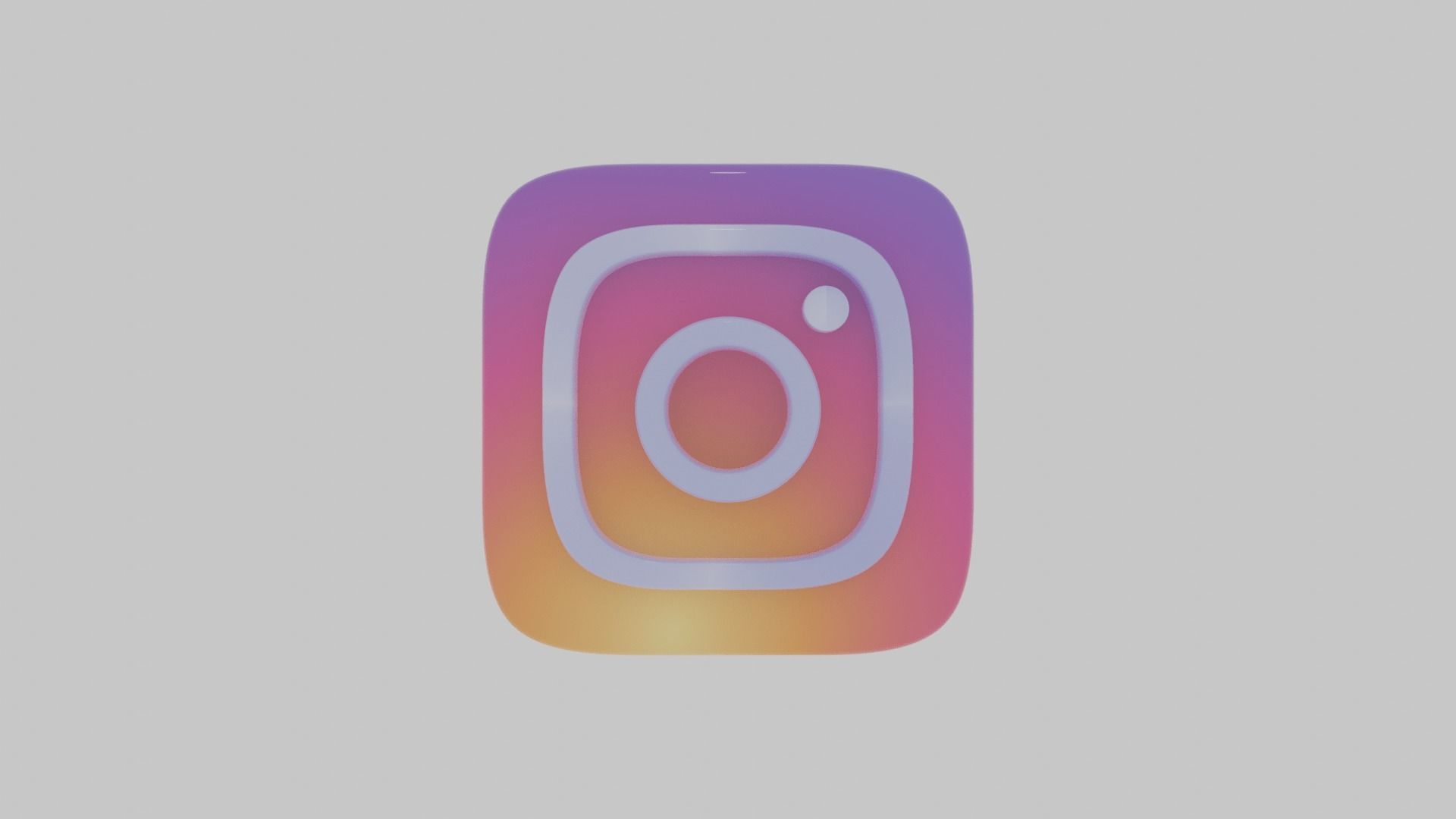Instagram Logo free 3D model | CGTrader