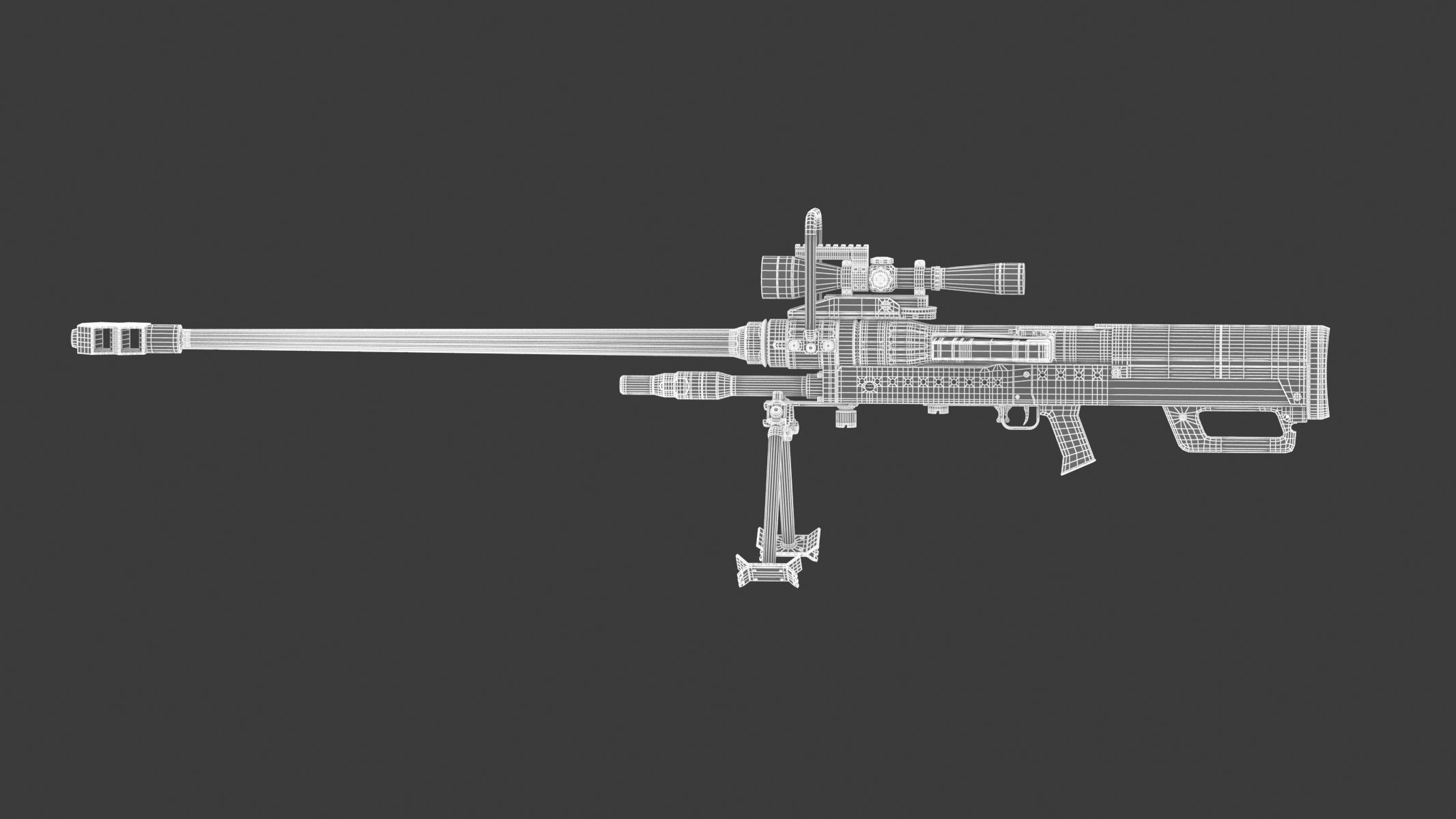 Denel NTW-20 3D model | CGTrader