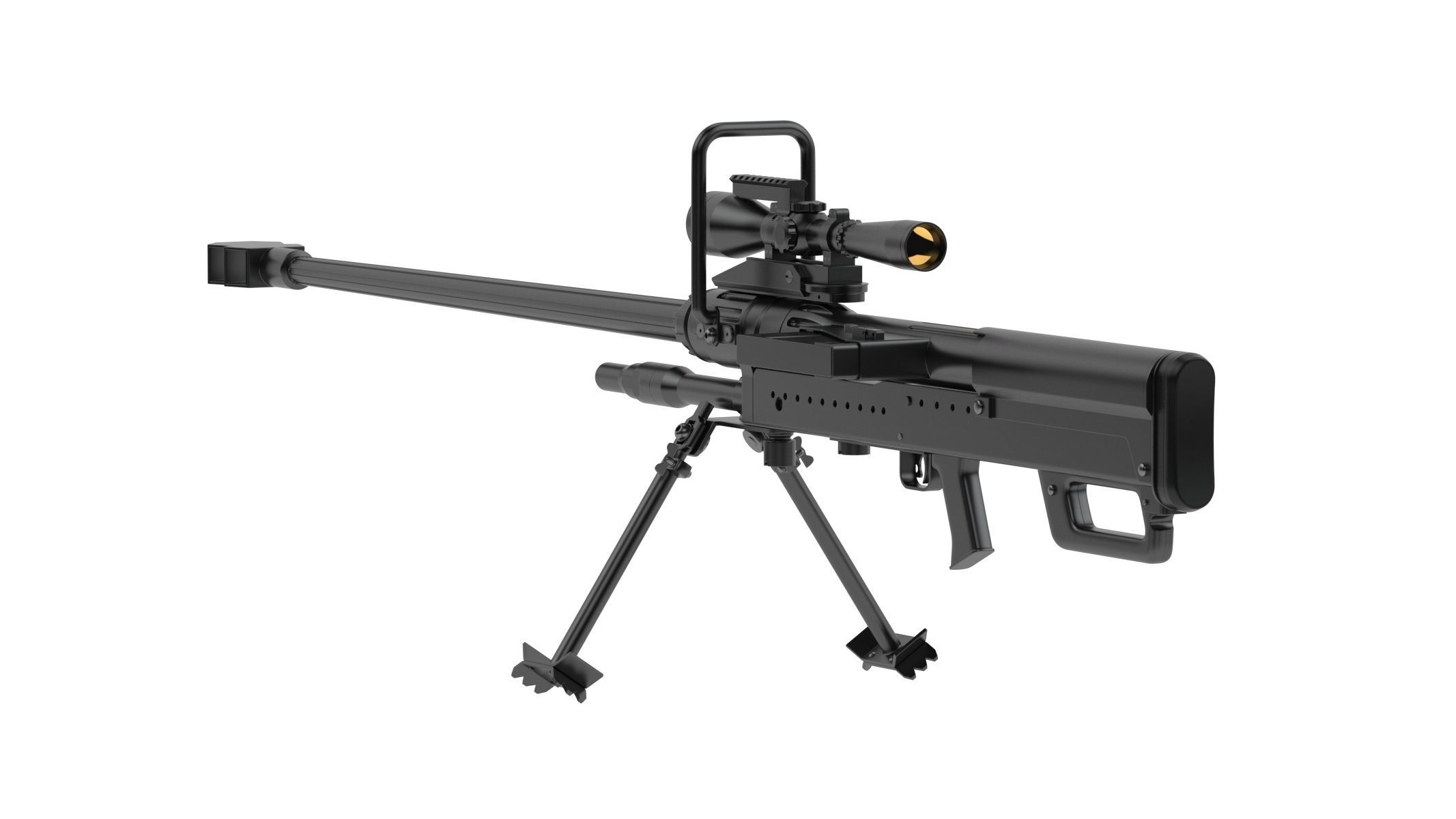 Denel NTW-20 3D model | CGTrader