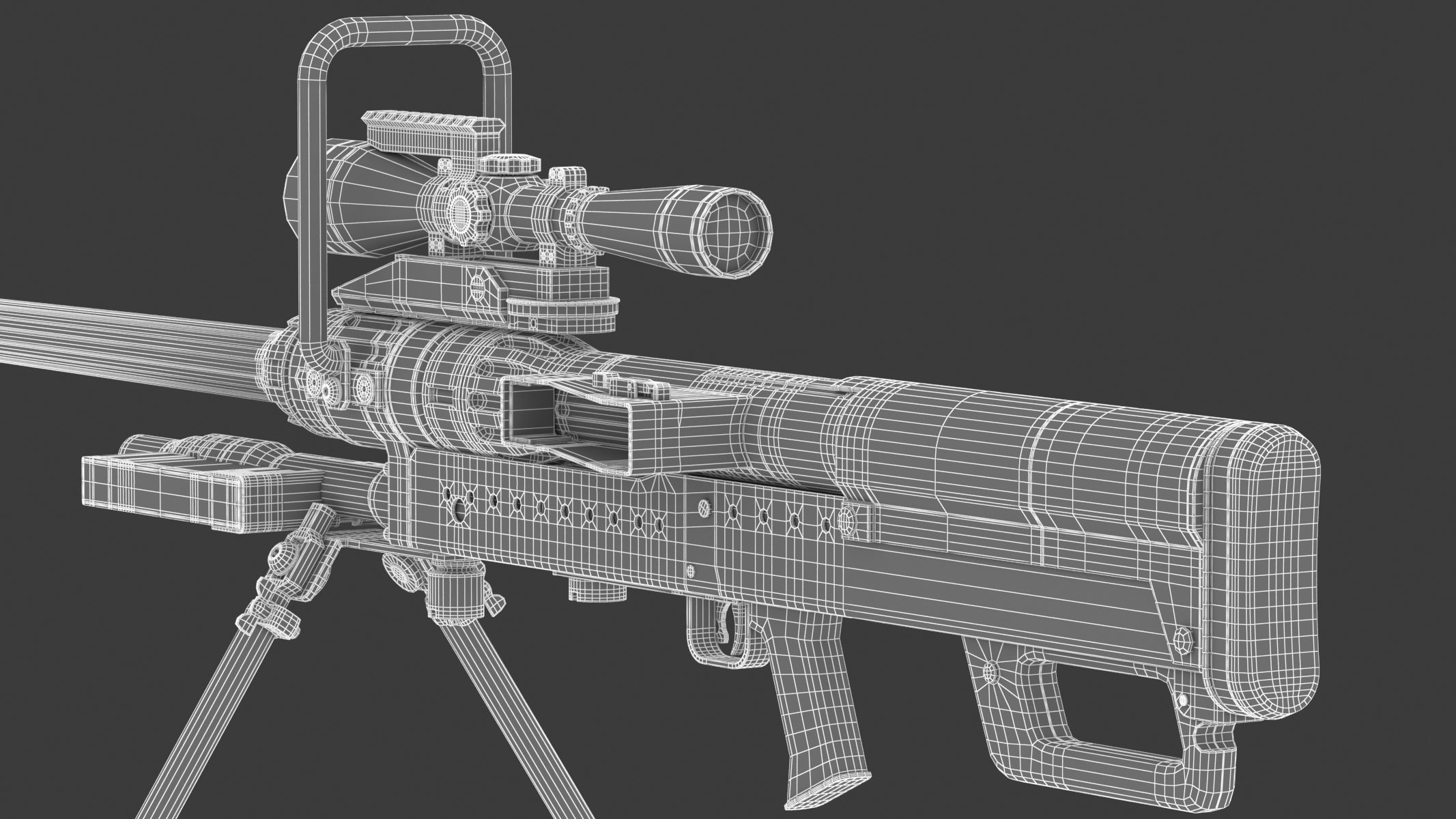 Denel NTW-20 3D model | CGTrader