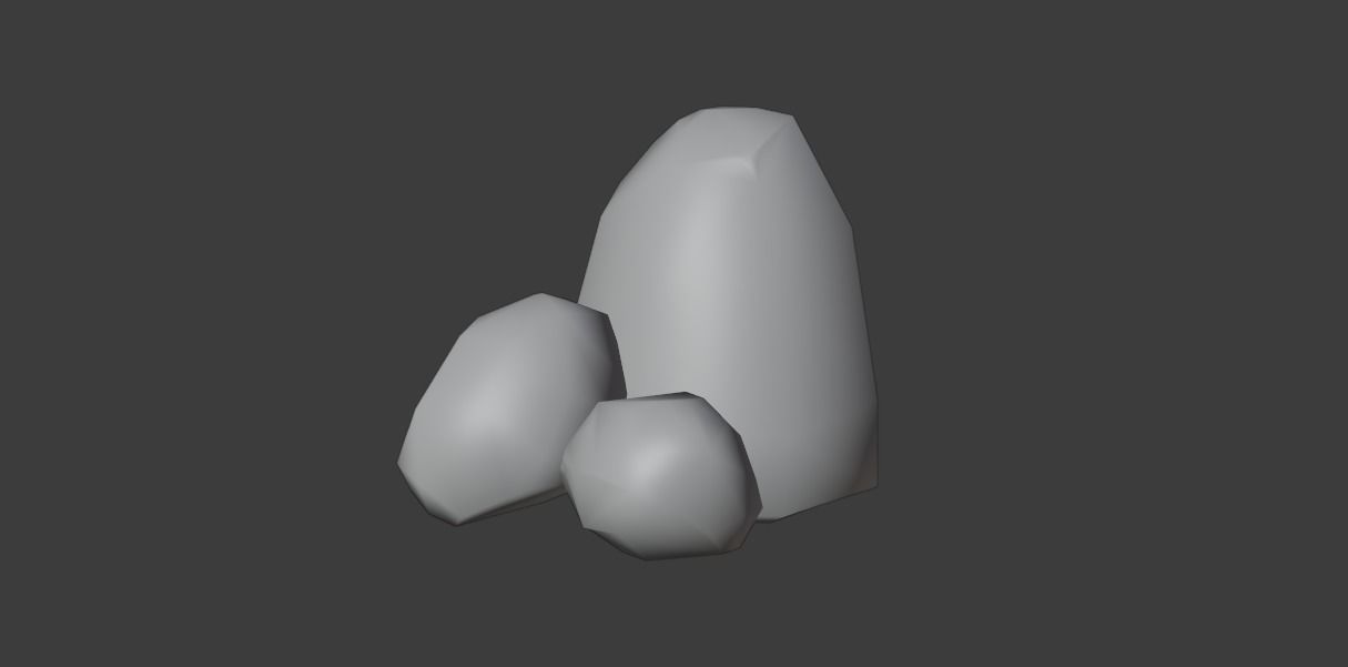 3D model Stylized White Stone Pack VR / AR / low-poly | CGTrader