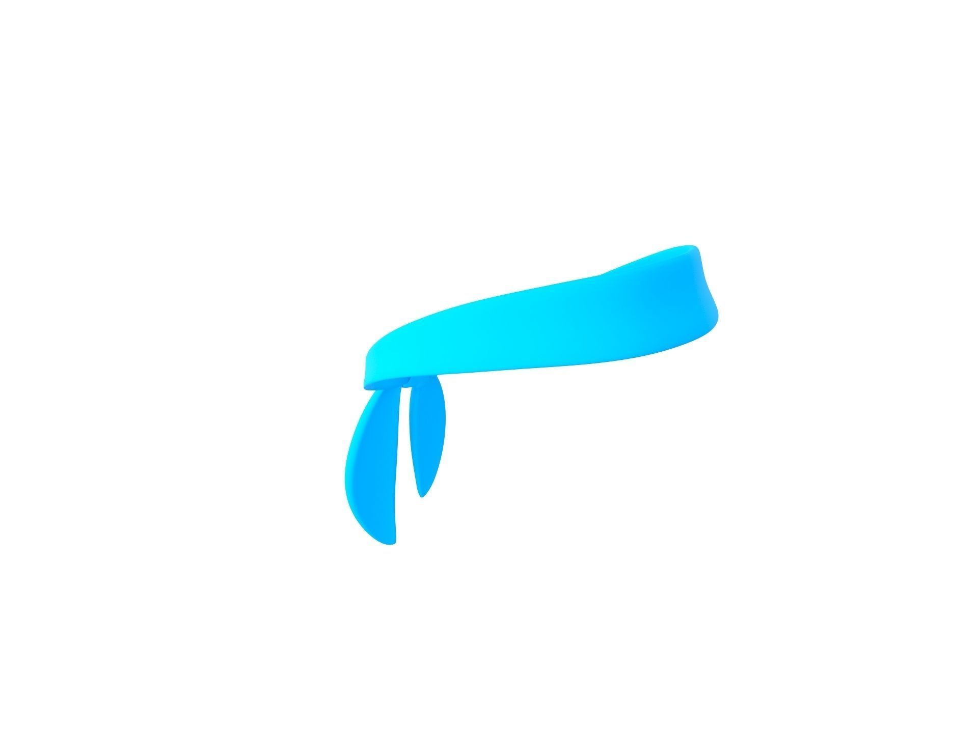Prop023 Blue Scarf 3D model | CGTrader