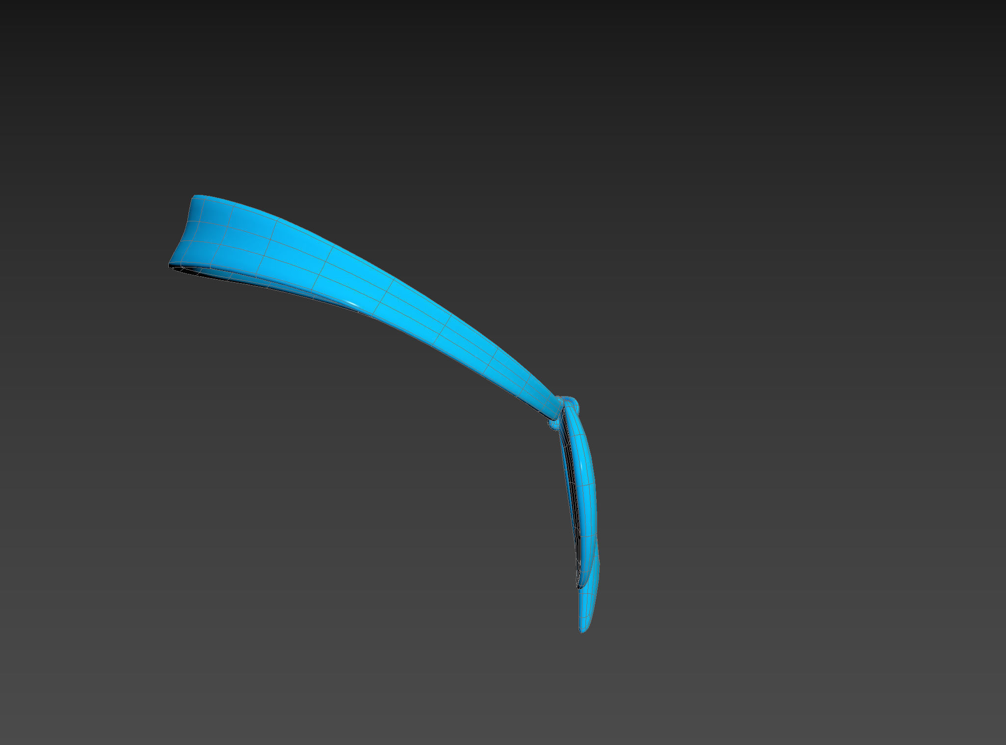 Prop023 Blue Scarf 3D model | CGTrader
