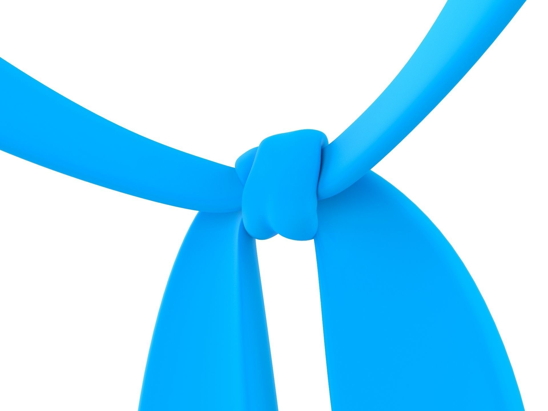 Prop023 Blue Scarf 3D model | CGTrader