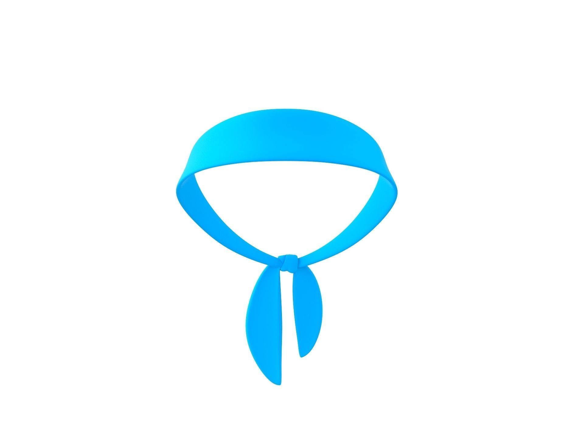 Prop023 Blue Scarf 3D model | CGTrader