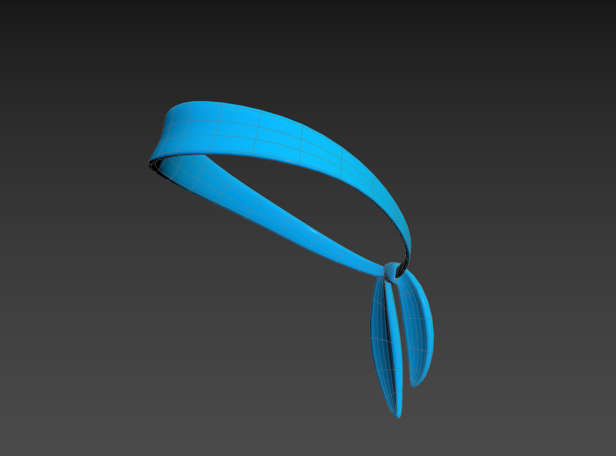 Prop023 Blue Scarf 3D model | CGTrader