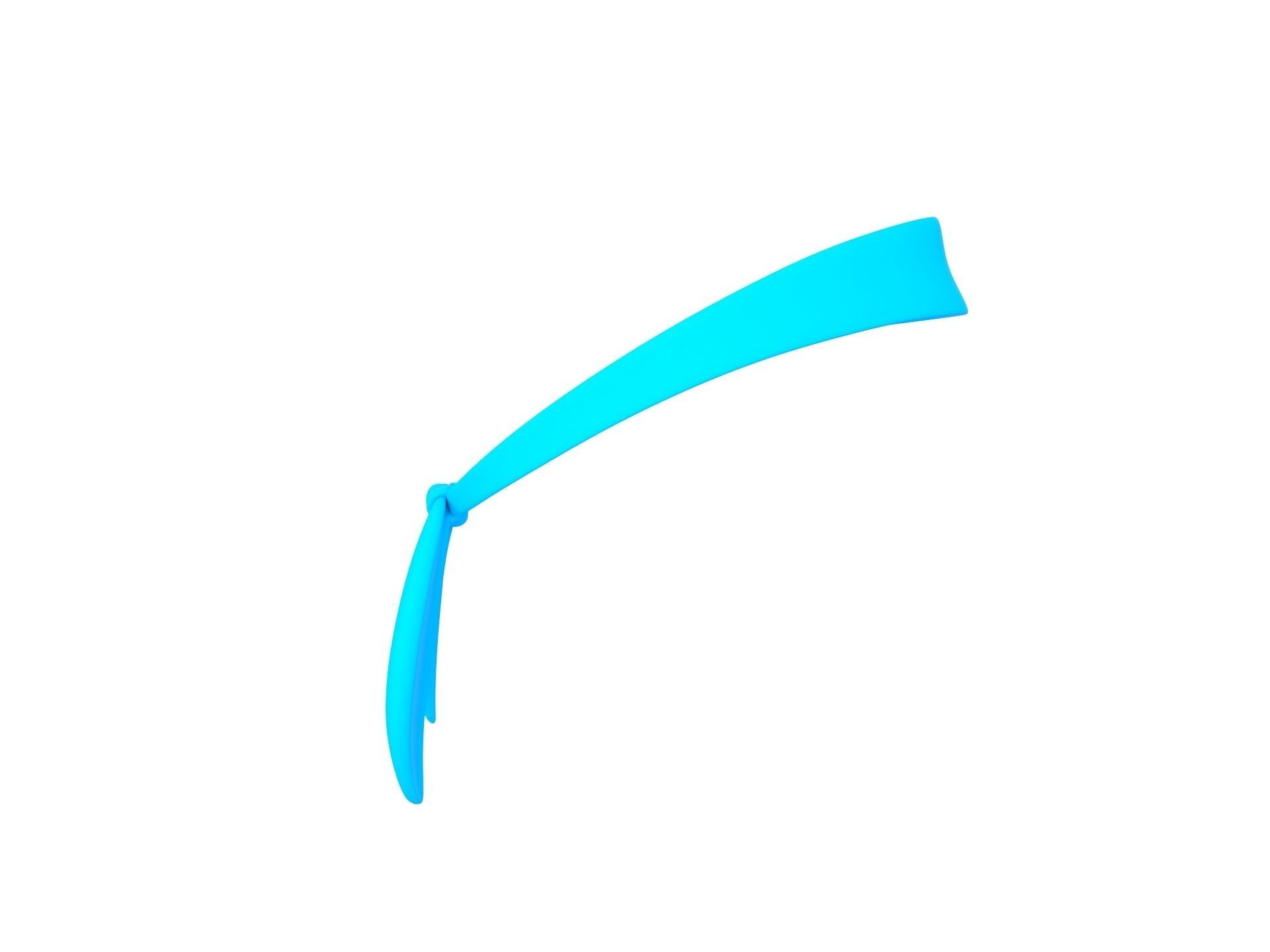 Prop023 Blue Scarf 3D model | CGTrader