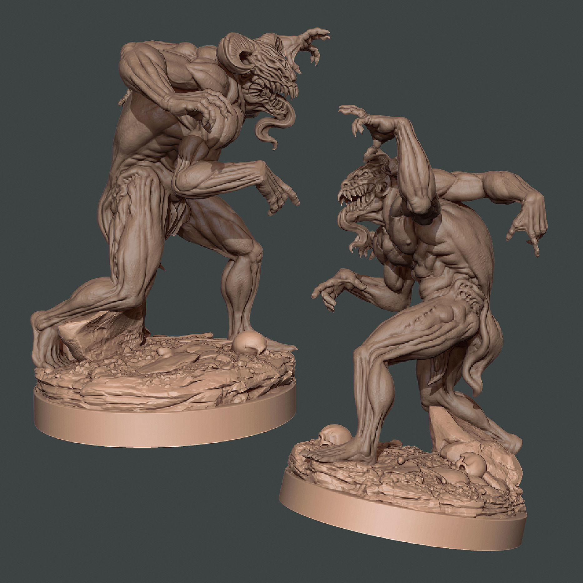 Rampaging Demon Workfiles 3D model | CGTrader