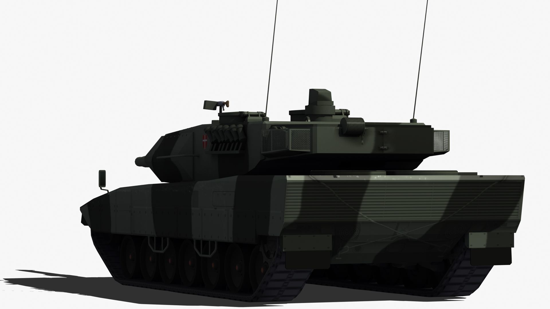 Leopard2 A7 Tank 3D model | CGTrader