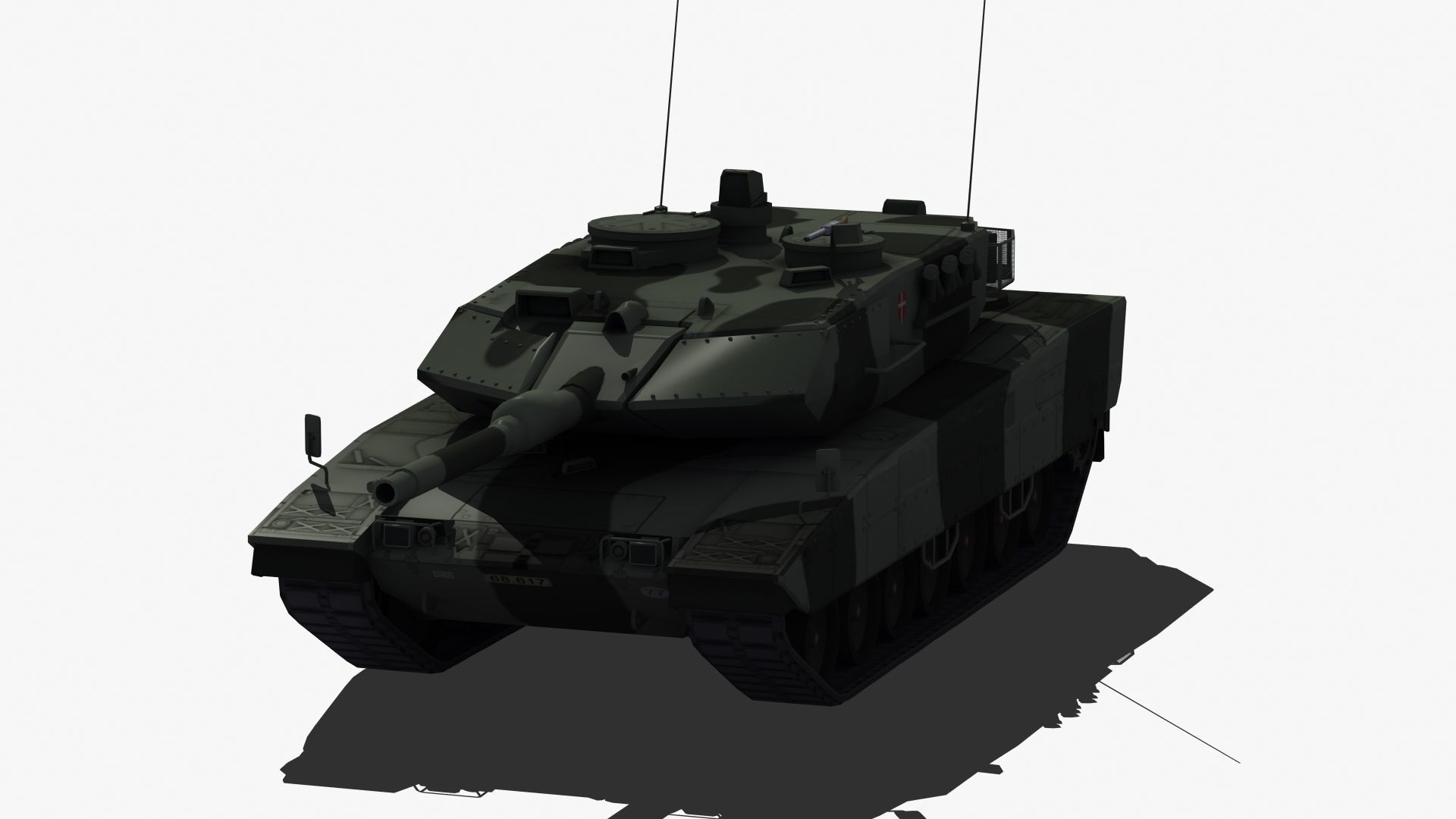 Leopard2 A7 Tank 3D model | CGTrader