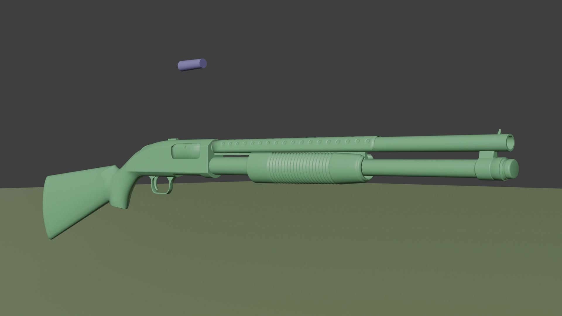 3D model Pump Action Shotgun VR / AR / low-poly | CGTrader