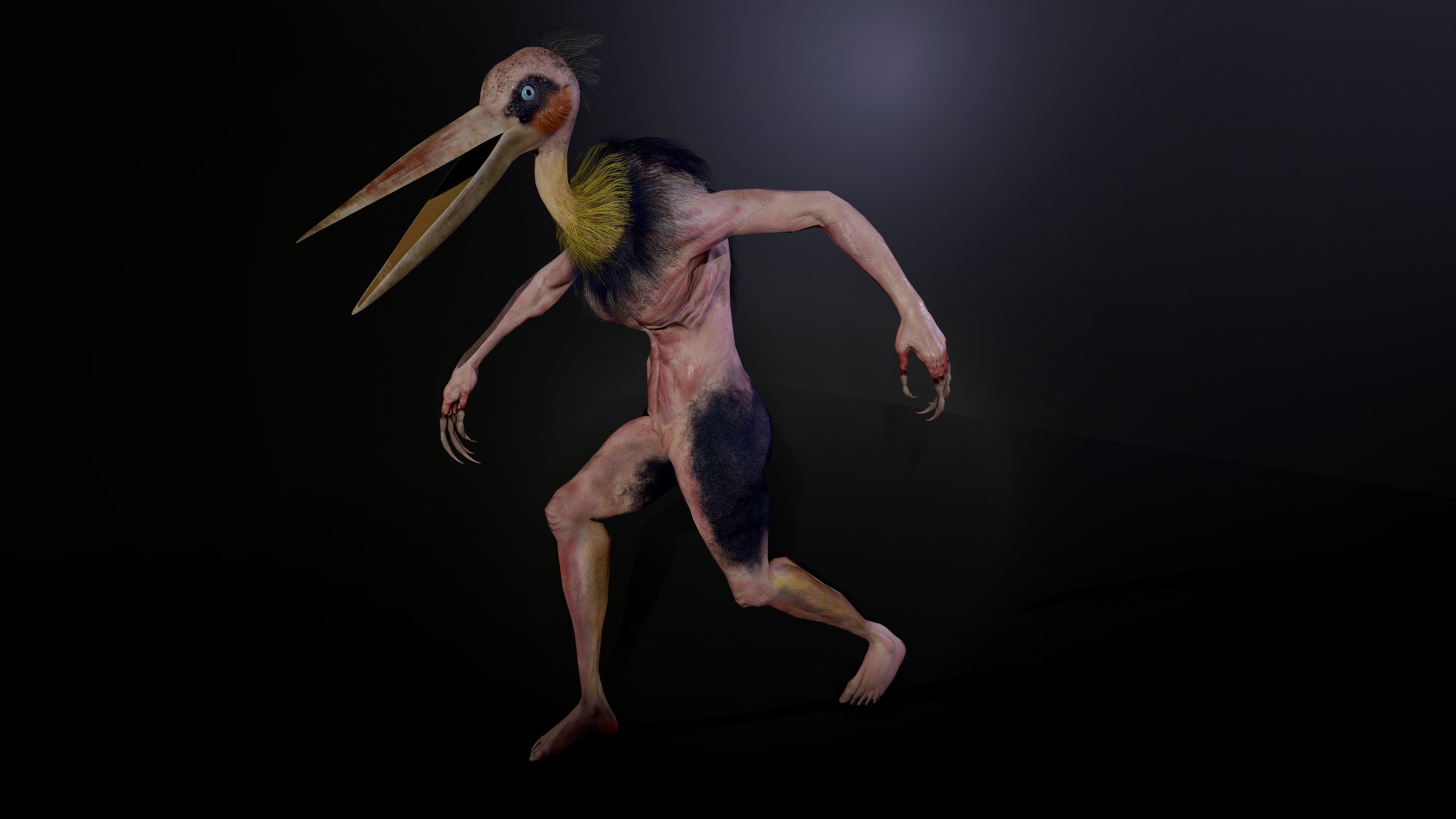 3D model Bird mutant VR / AR / low-poly | CGTrader