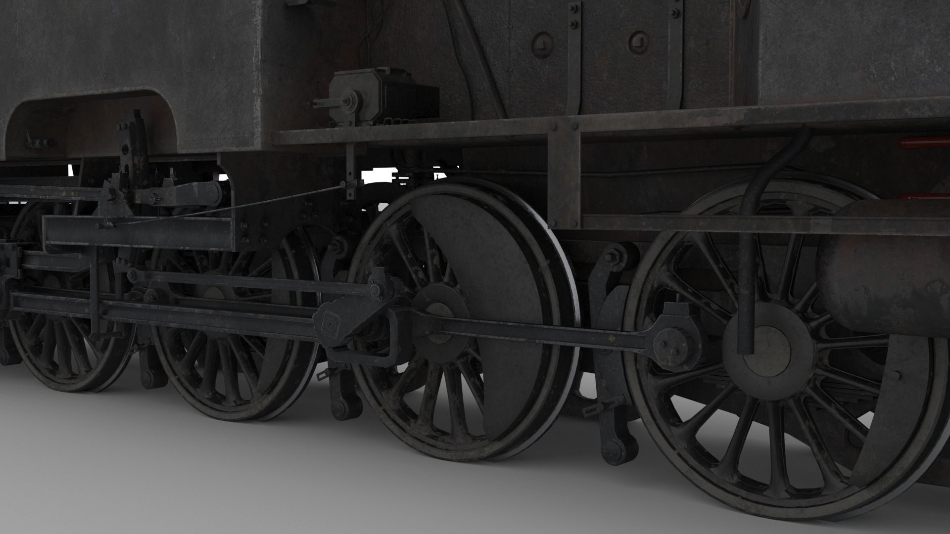 Railway Locomotive WW2 3D model | CGTrader