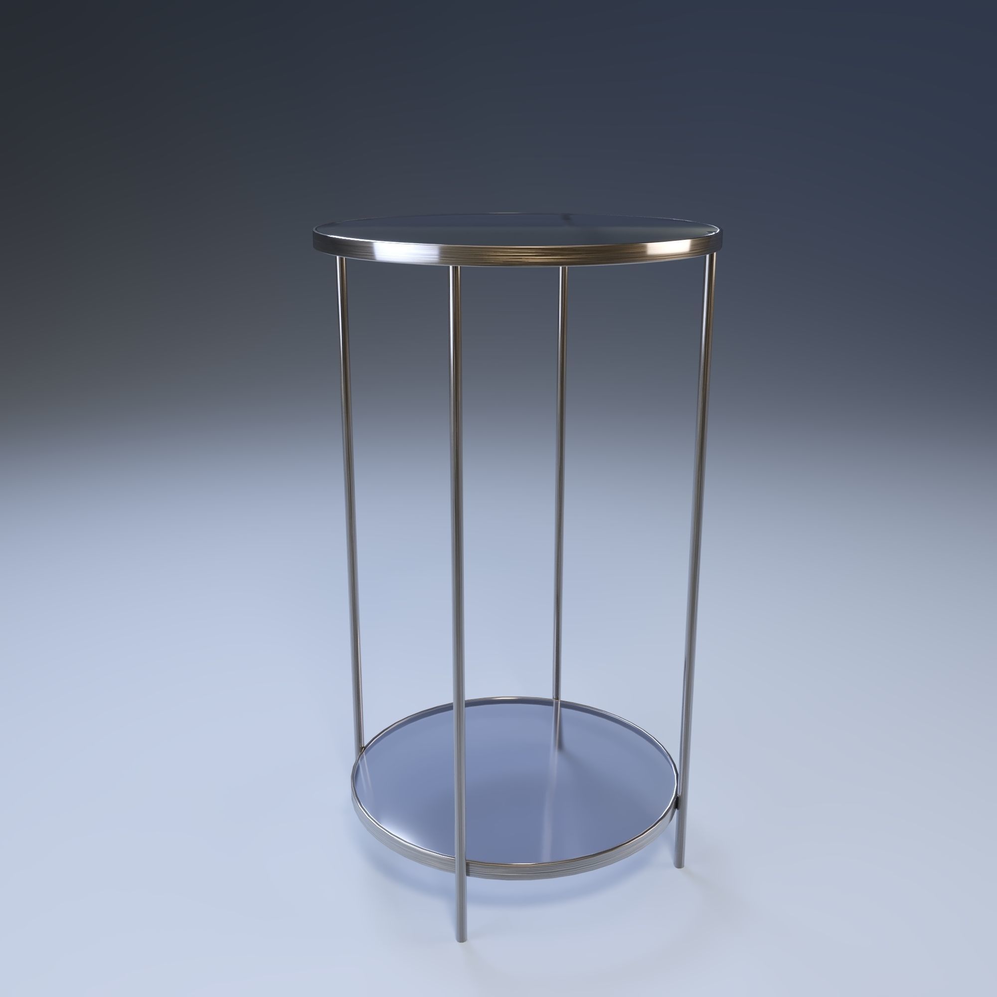 Ulupna Round Bedside Table 3D model | CGTrader