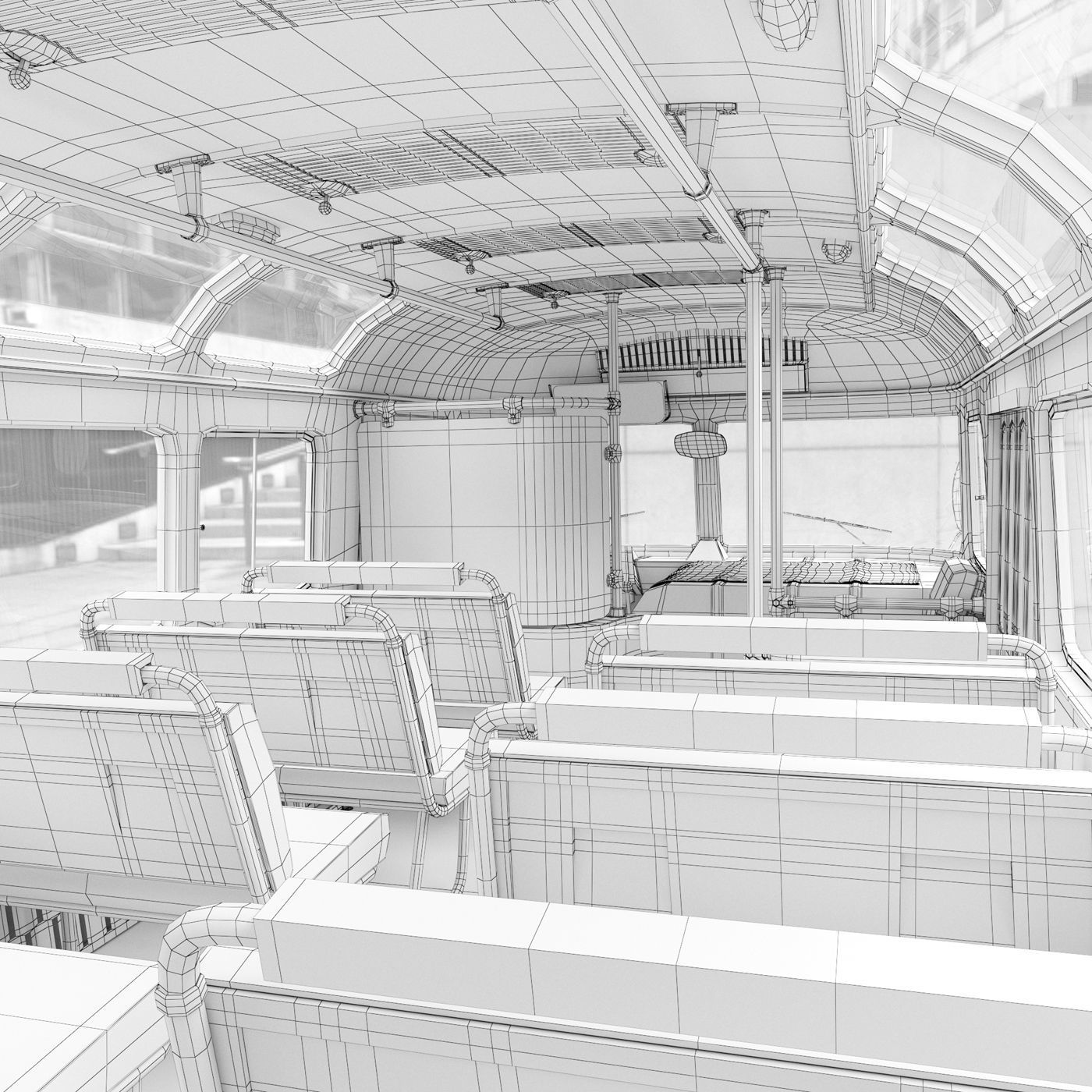 Bus PAZ 672 3D model | CGTrader