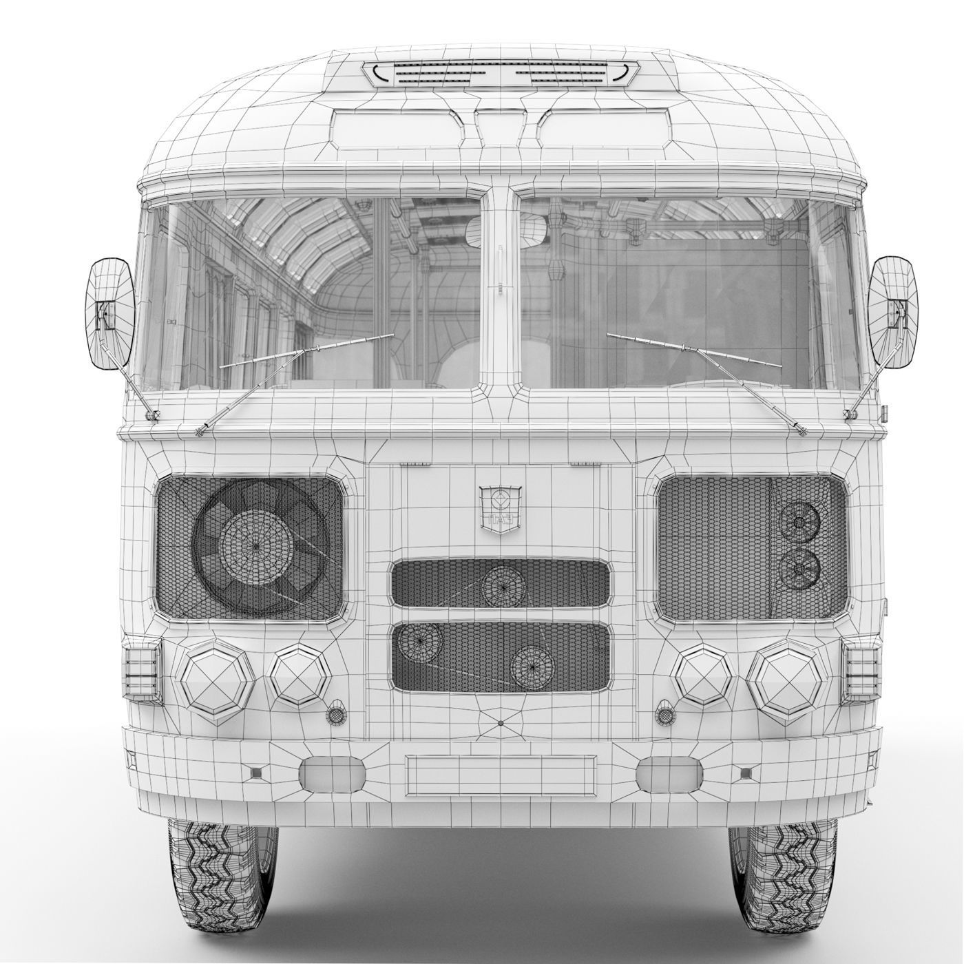 Bus PAZ 672 3D model | CGTrader