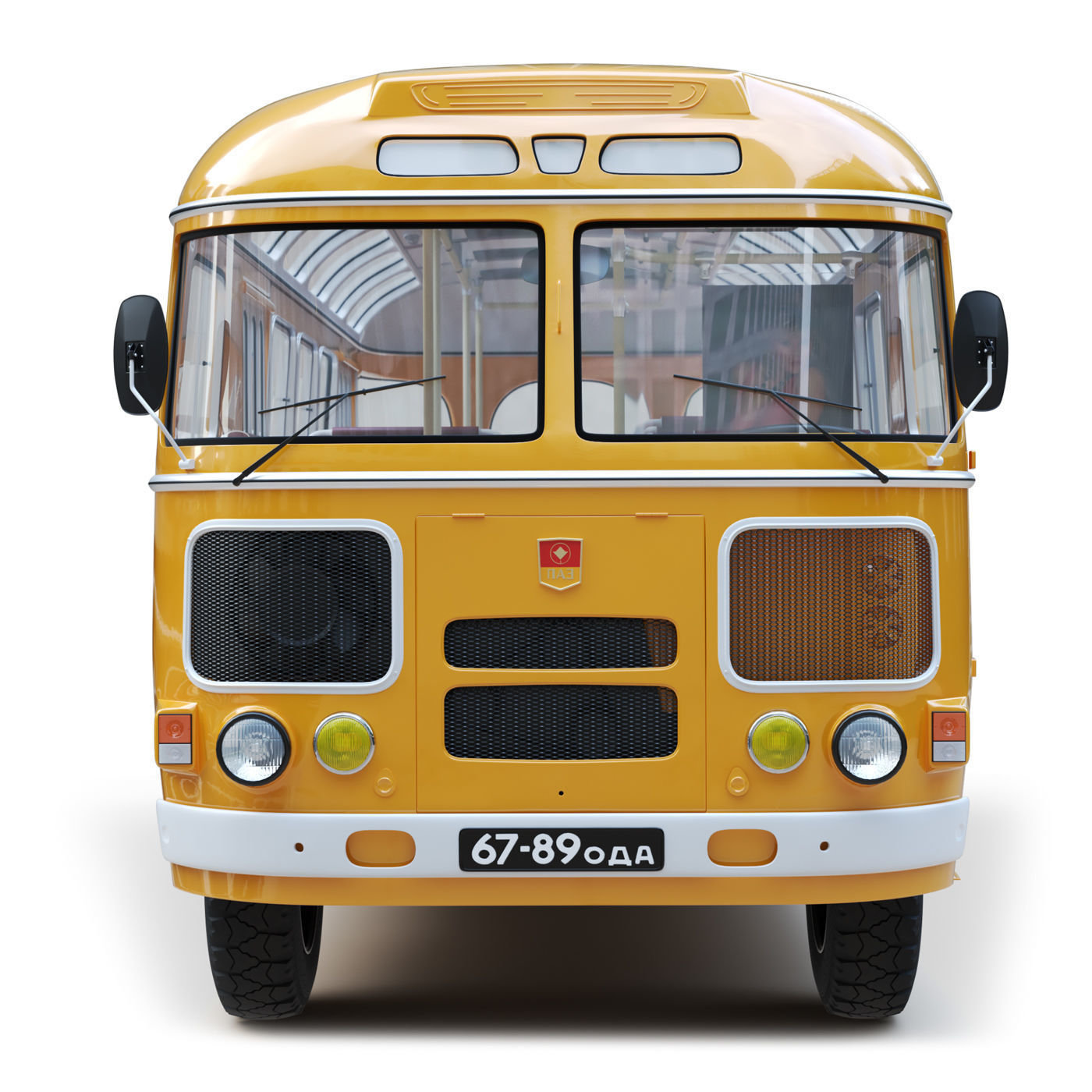 Bus PAZ 672 3D model | CGTrader