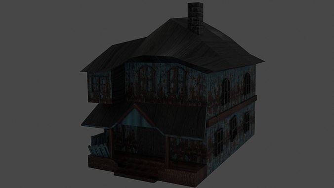 HorrorHome haunted house free 3D model | CGTrader