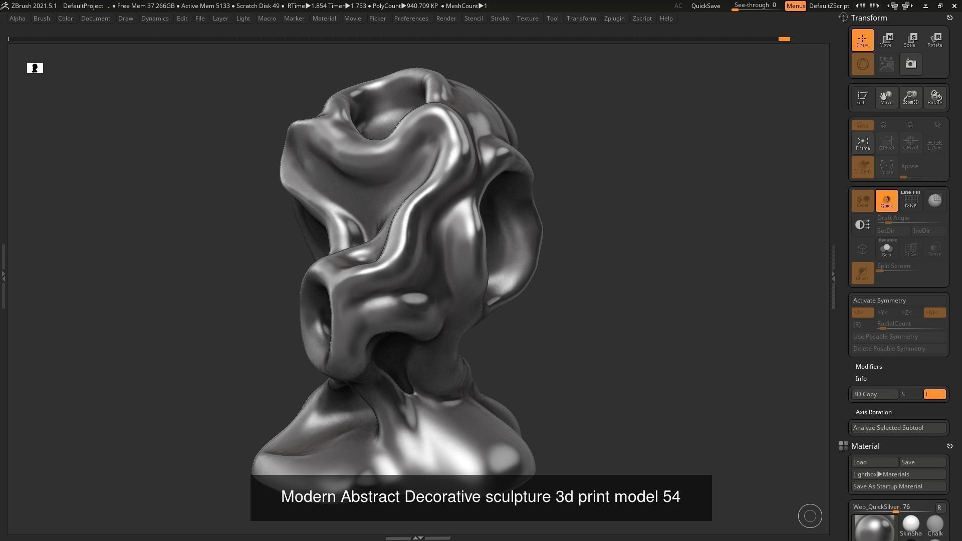 33 modern sculpture huge pack 3d print model 3D Model Collection | CGTrader