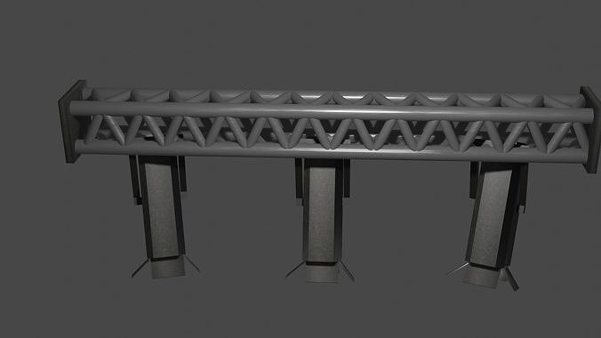 StageLighting bridge free 3D model | CGTrader