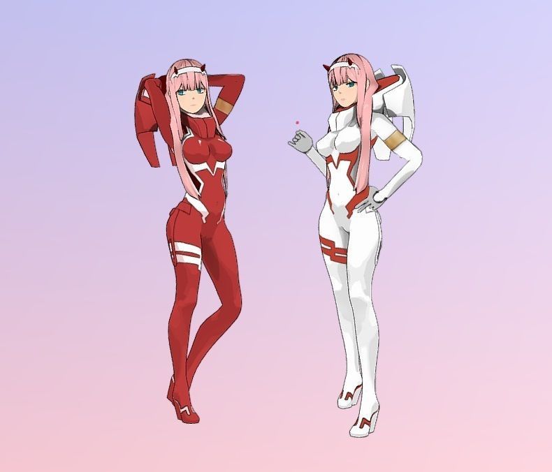 Zero Two 3D model | CGTrader