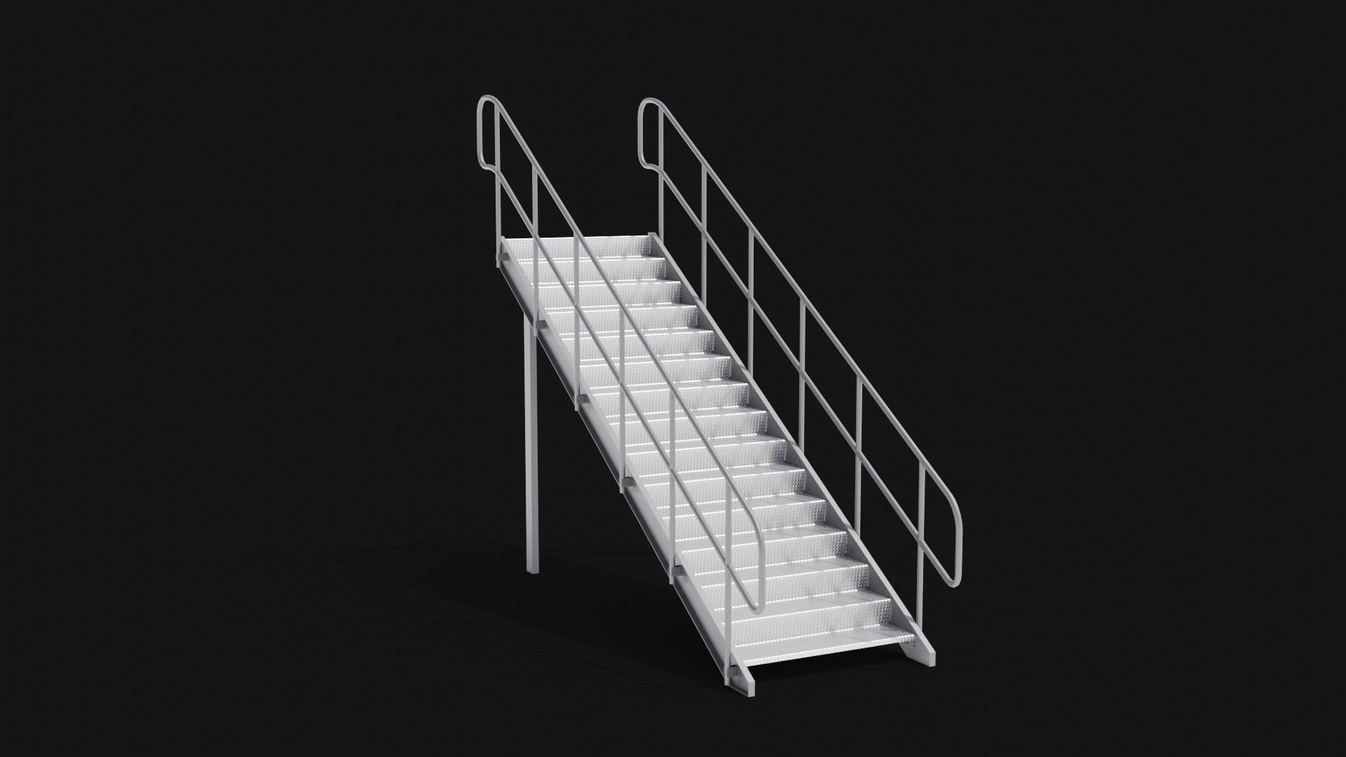 Metal Stairs 3D model | CGTrader
