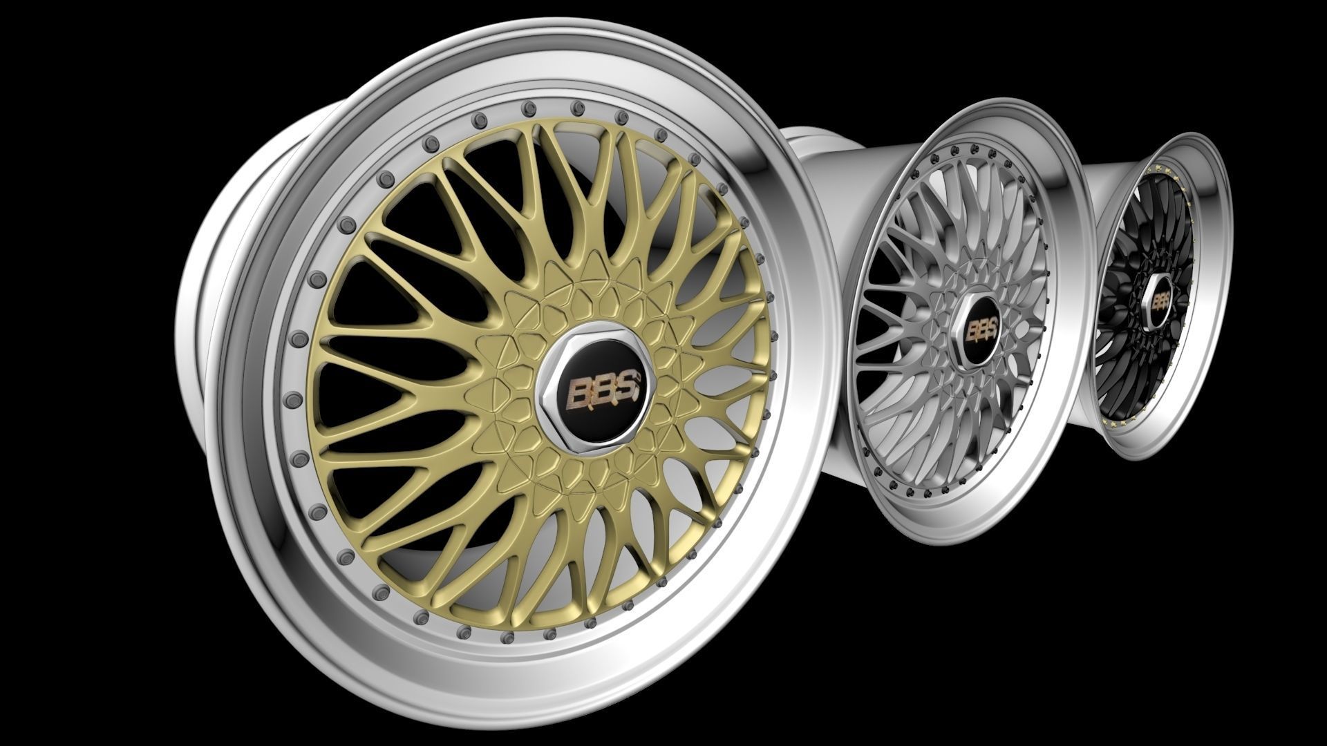 BBS Super RS 3D model | CGTrader