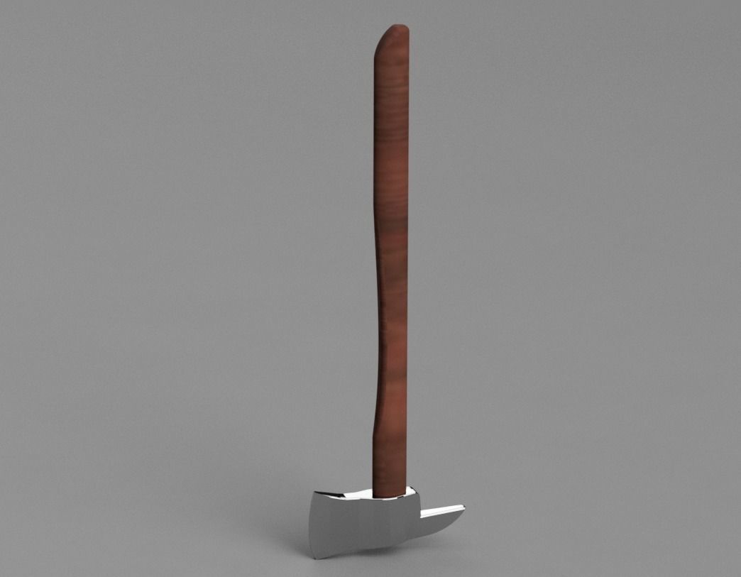 Fireman Axe 3D model 3D printable | CGTrader