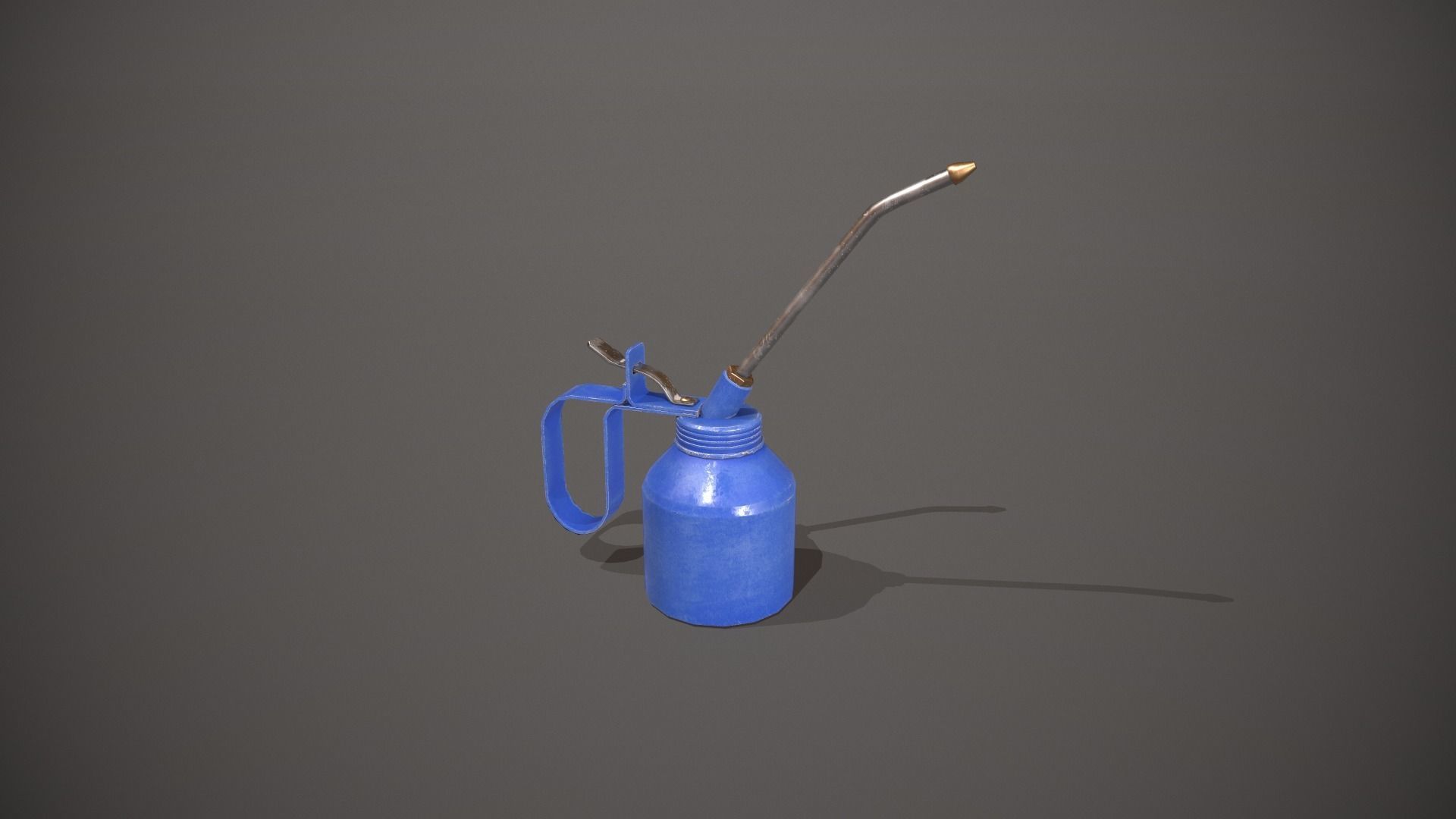 3D model Blue Oil Can VR / AR / low-poly | CGTrader
