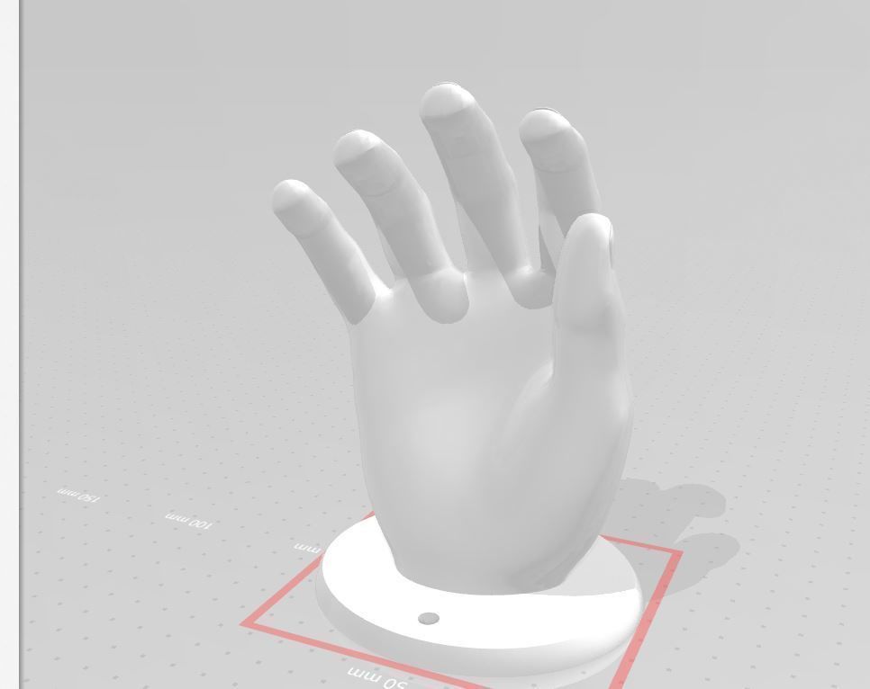 Hand Pose 3D model 3D printable | CGTrader