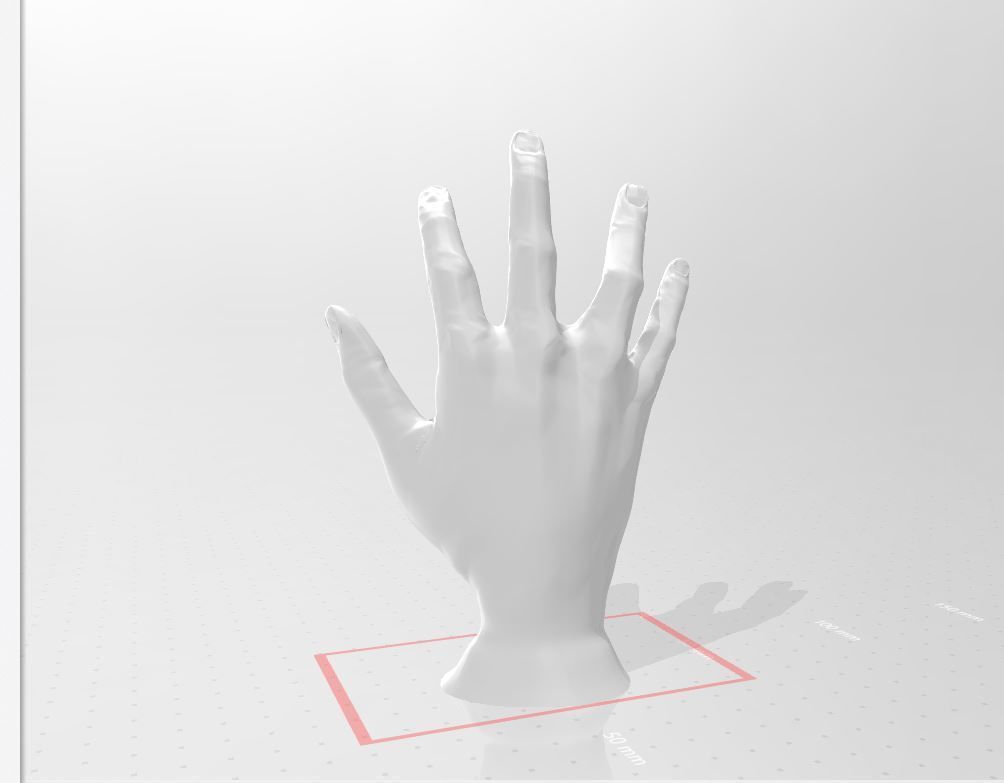 Hand Pose 3D model 3D printable | CGTrader