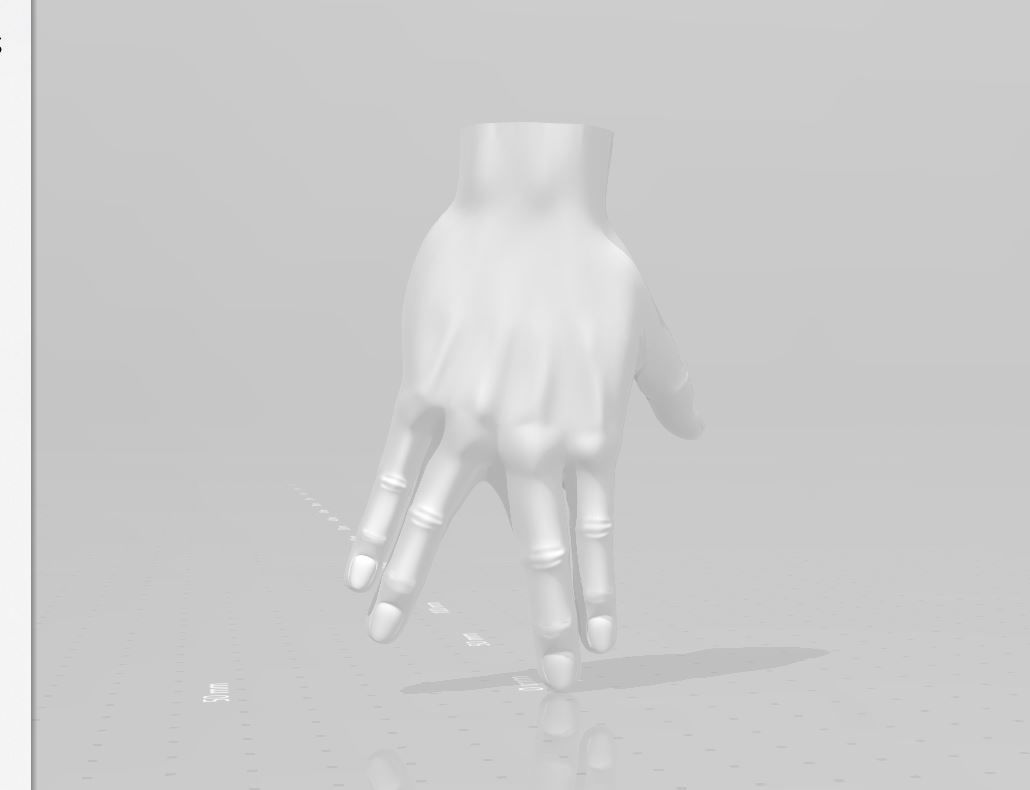 Hand Pose 3D model 3D printable | CGTrader