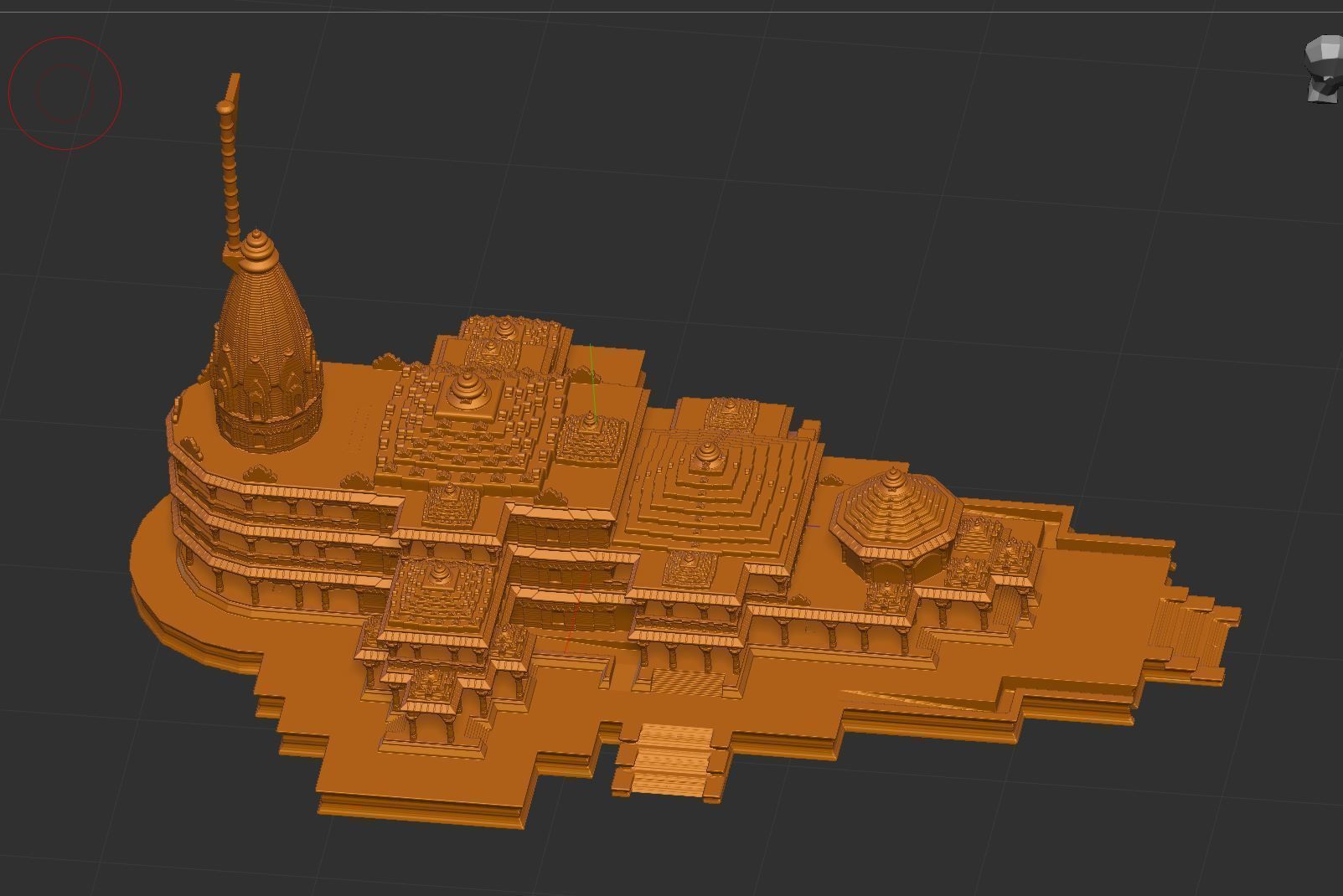 Ram Mandir 3D model 3D printable | CGTrader