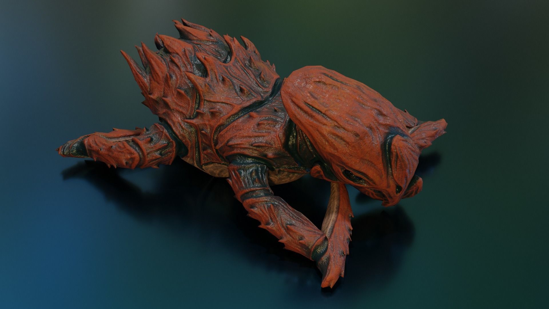 3D model Monster Insectum VR / AR / low-poly rigged animated | CGTrader