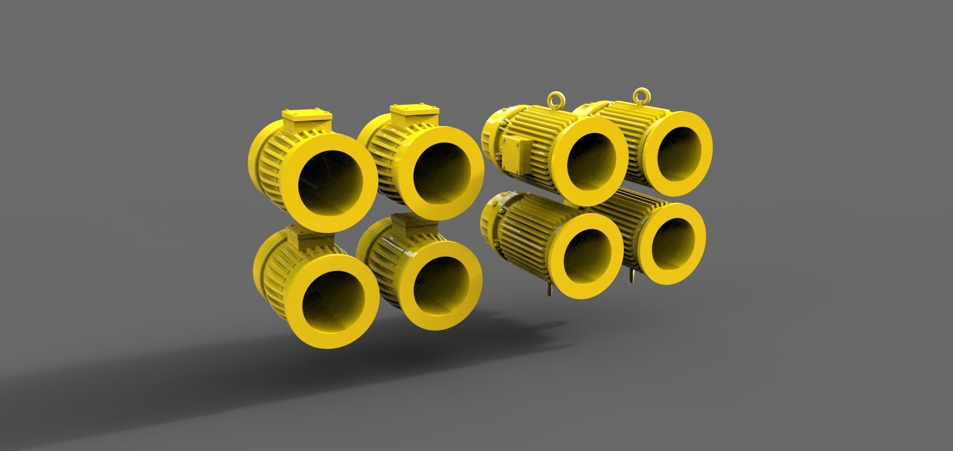 Engine dummies 3D model 3D printable | CGTrader