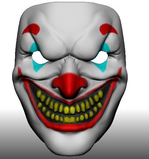 Joker mask 3D model | CGTrader