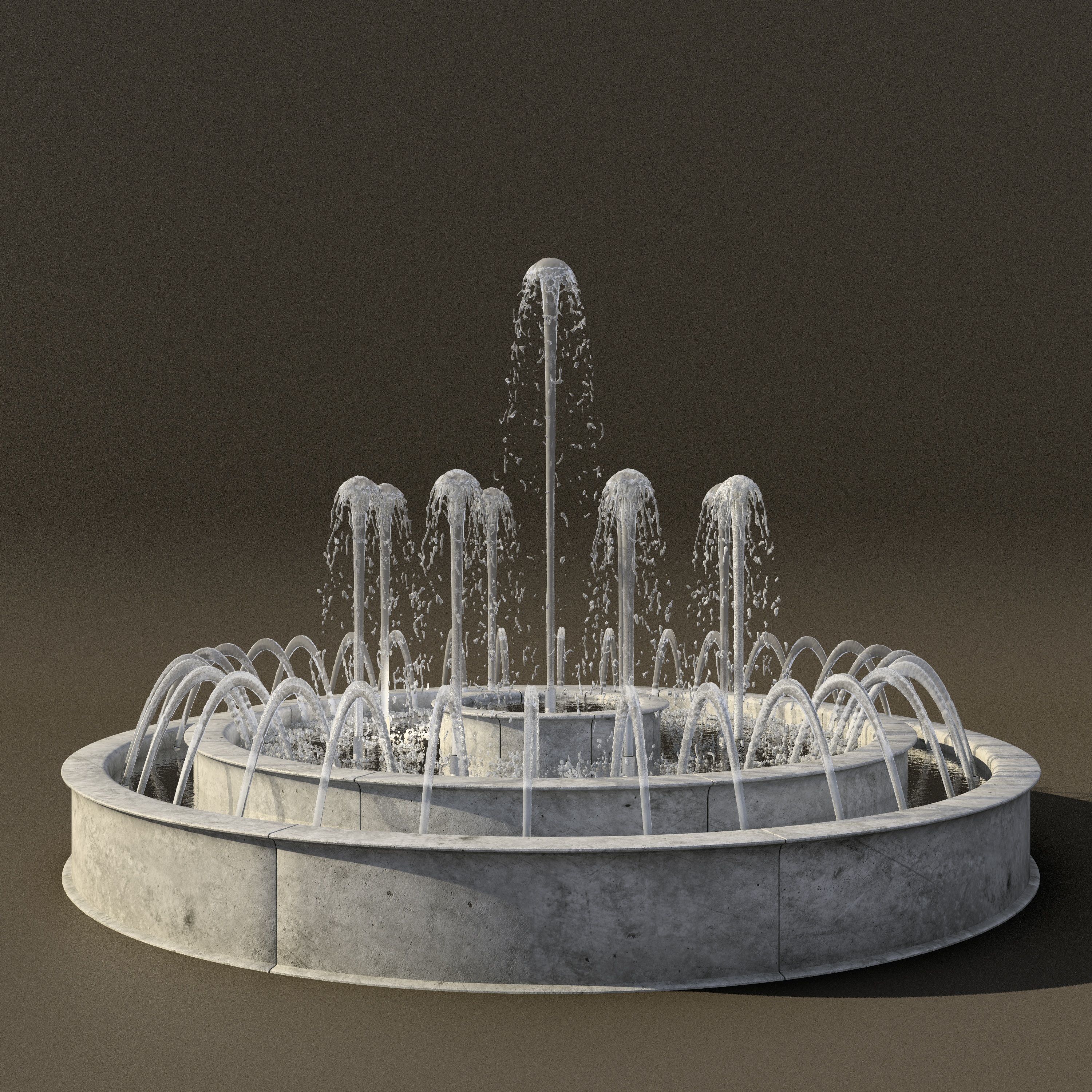 3D model fountains fountain - fountain VR / AR / low-poly | CGTrader
