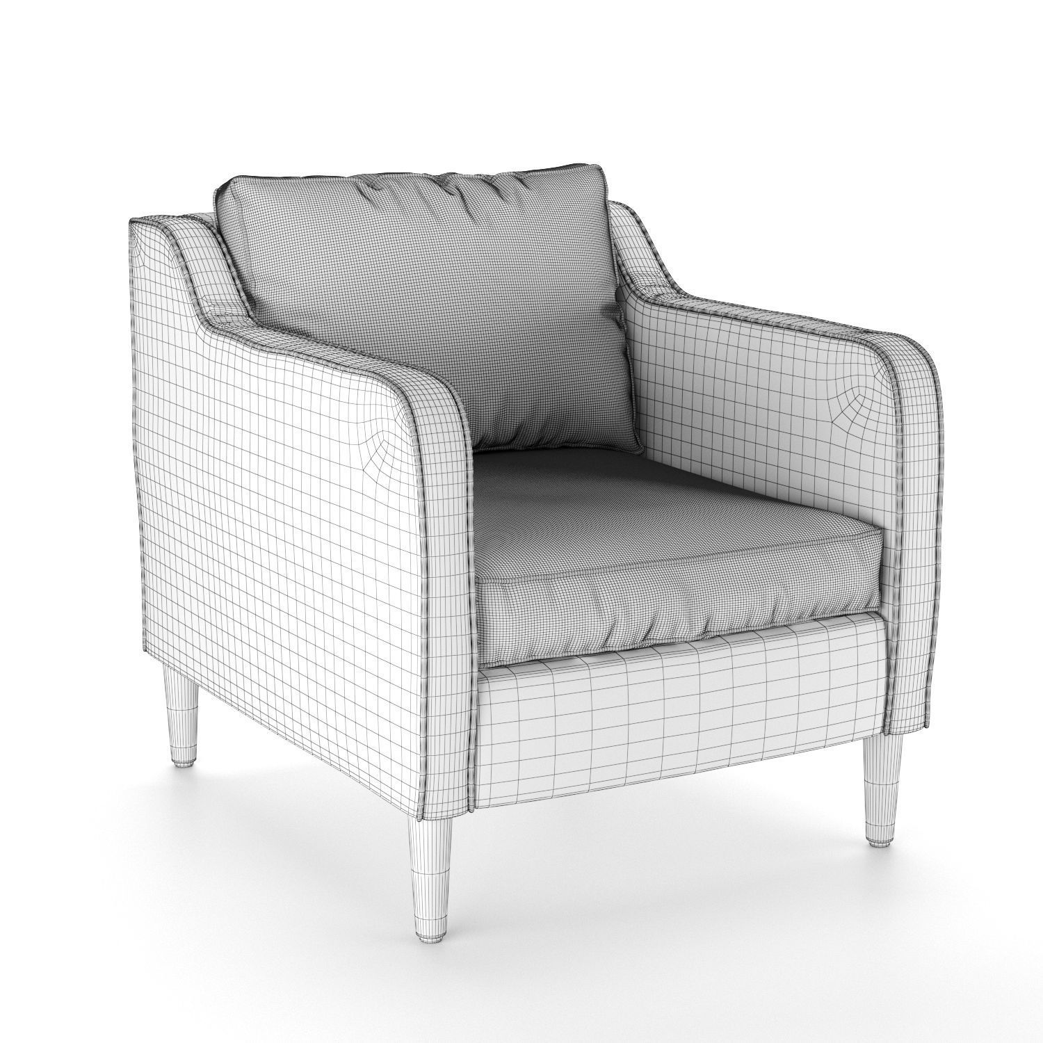 Hamilton Leather Chair 3D model | CGTrader