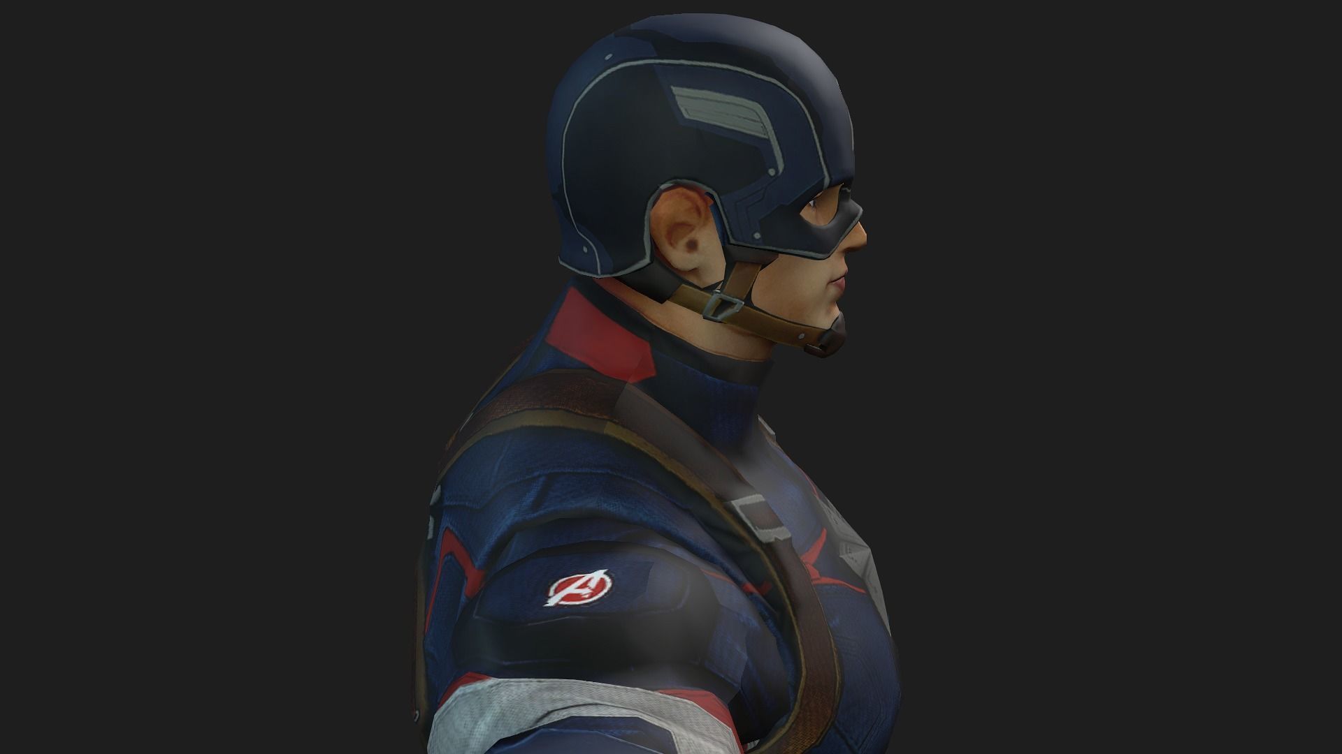 Captain America 3D model rigged | CGTrader
