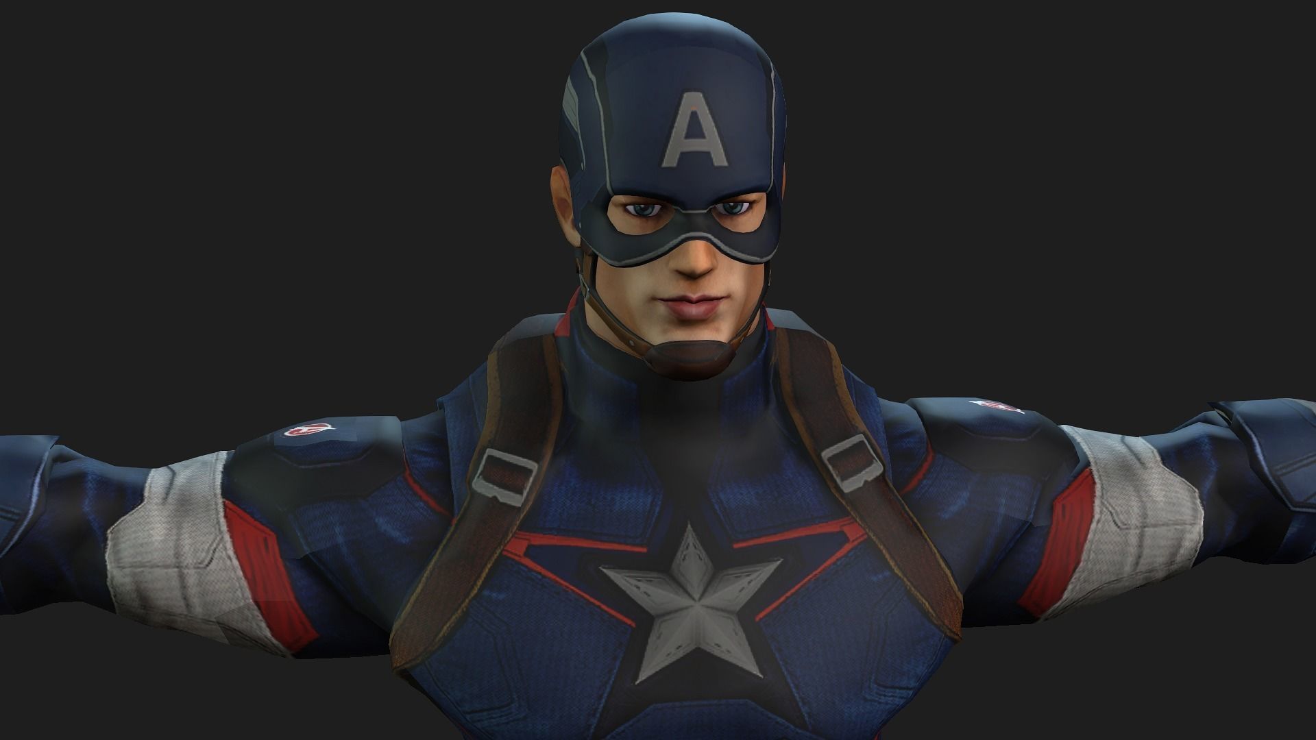 Captain America 3D model rigged | CGTrader