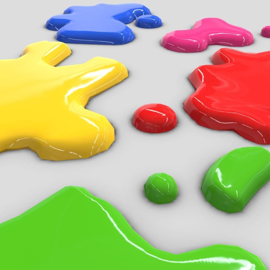 3D model Color Spot Pack VR / AR / low-poly | CGTrader