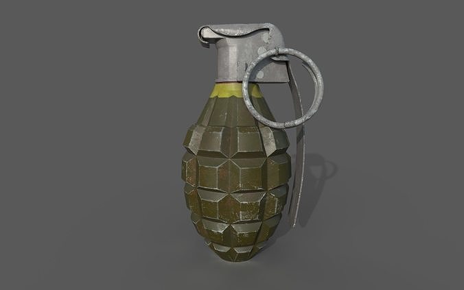 F1 Grenade 3D model | CGTrader