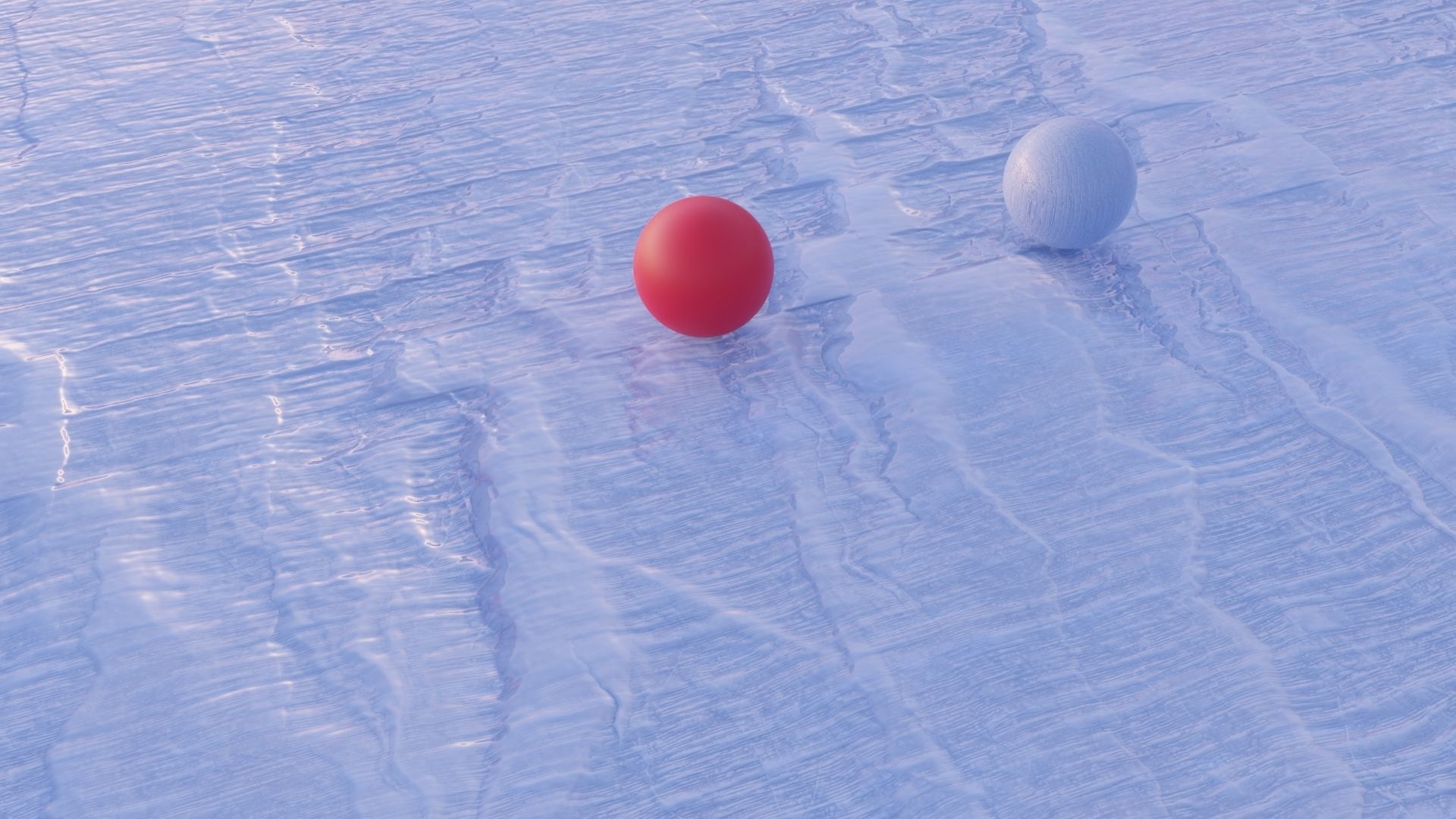Ice PBR ball 3D model | CGTrader