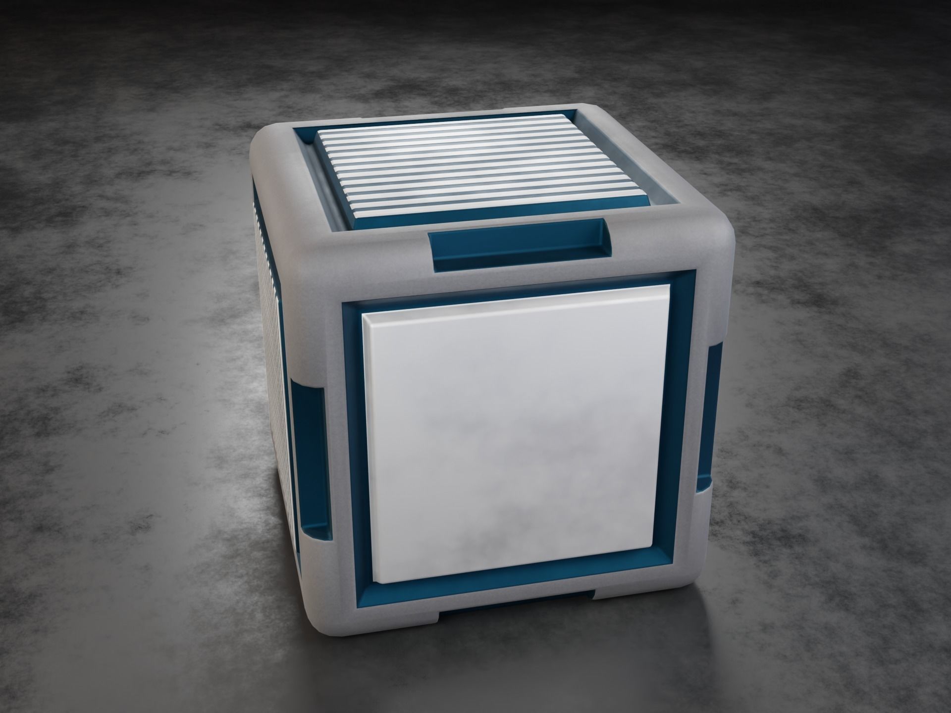 Sci-Fi Cube free VR / AR / low-poly 3D model | CGTrader