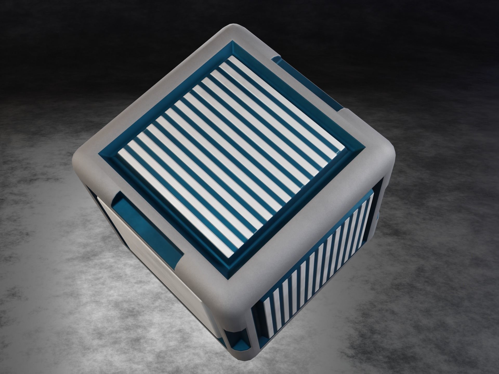 Sci-Fi Cube free VR / AR / low-poly 3D model | CGTrader