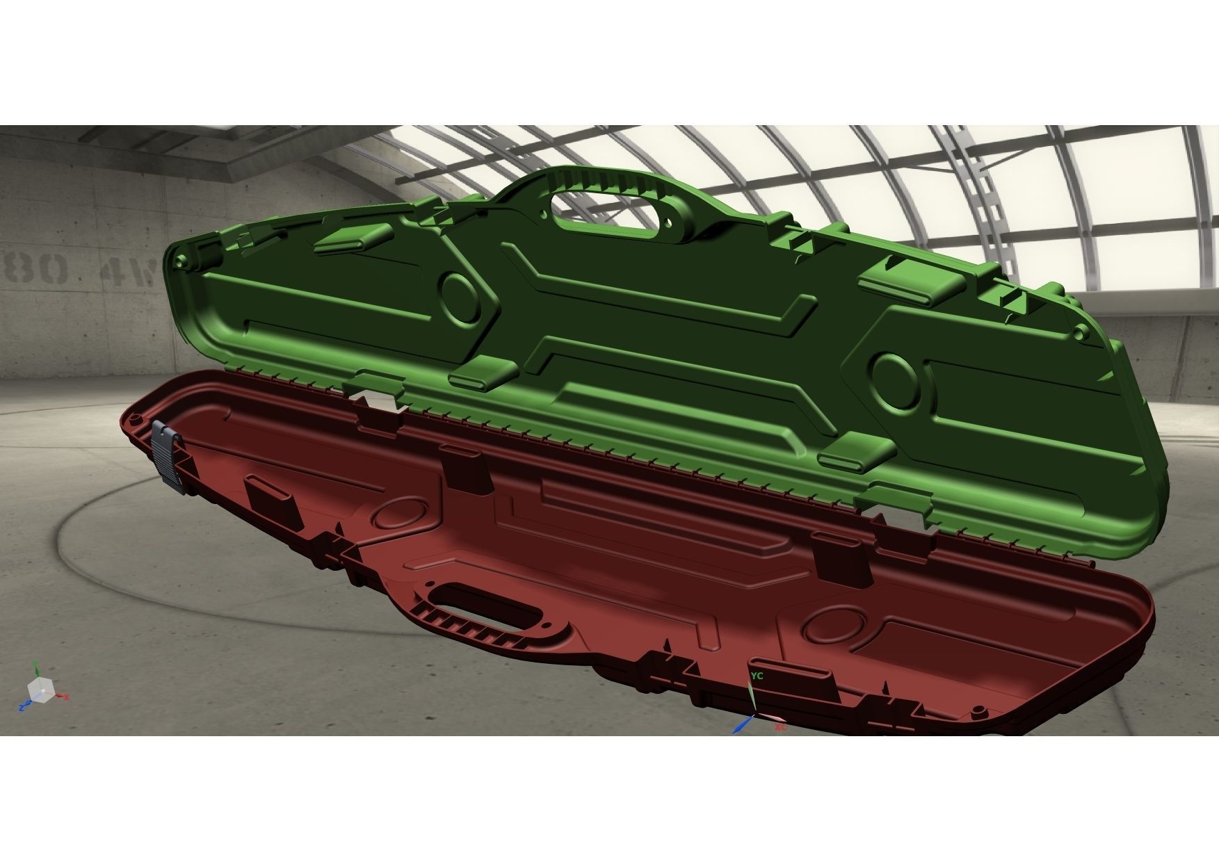 SNIPER CASE gun case 3D model 3D printable | CGTrader