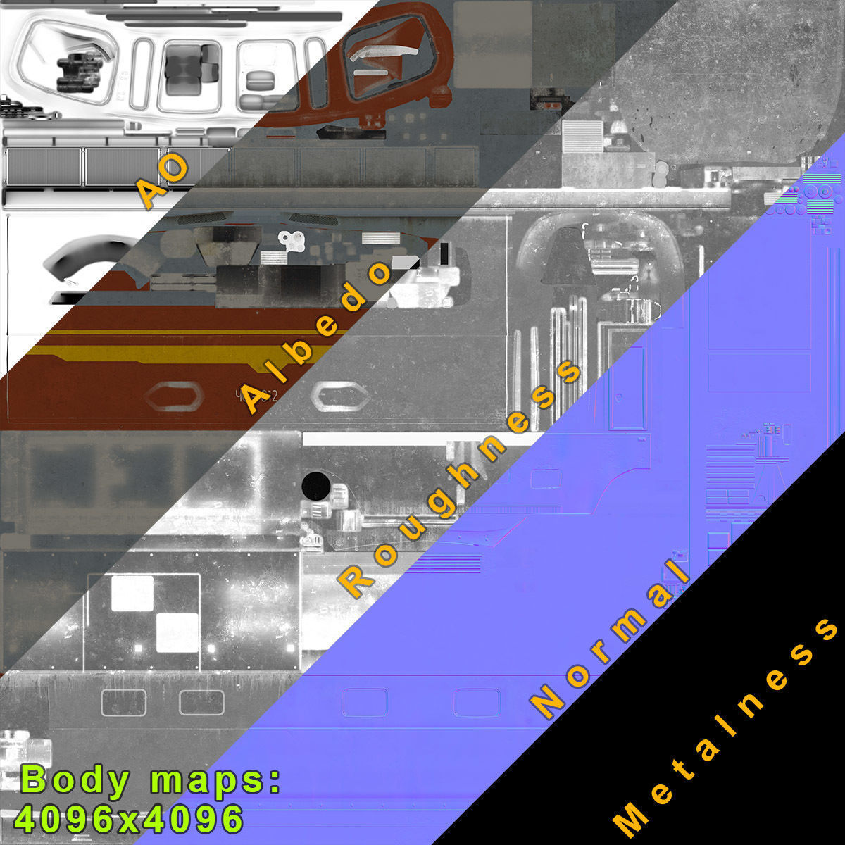 3D model ChS4 Locomotive VR / AR / low-poly | CGTrader